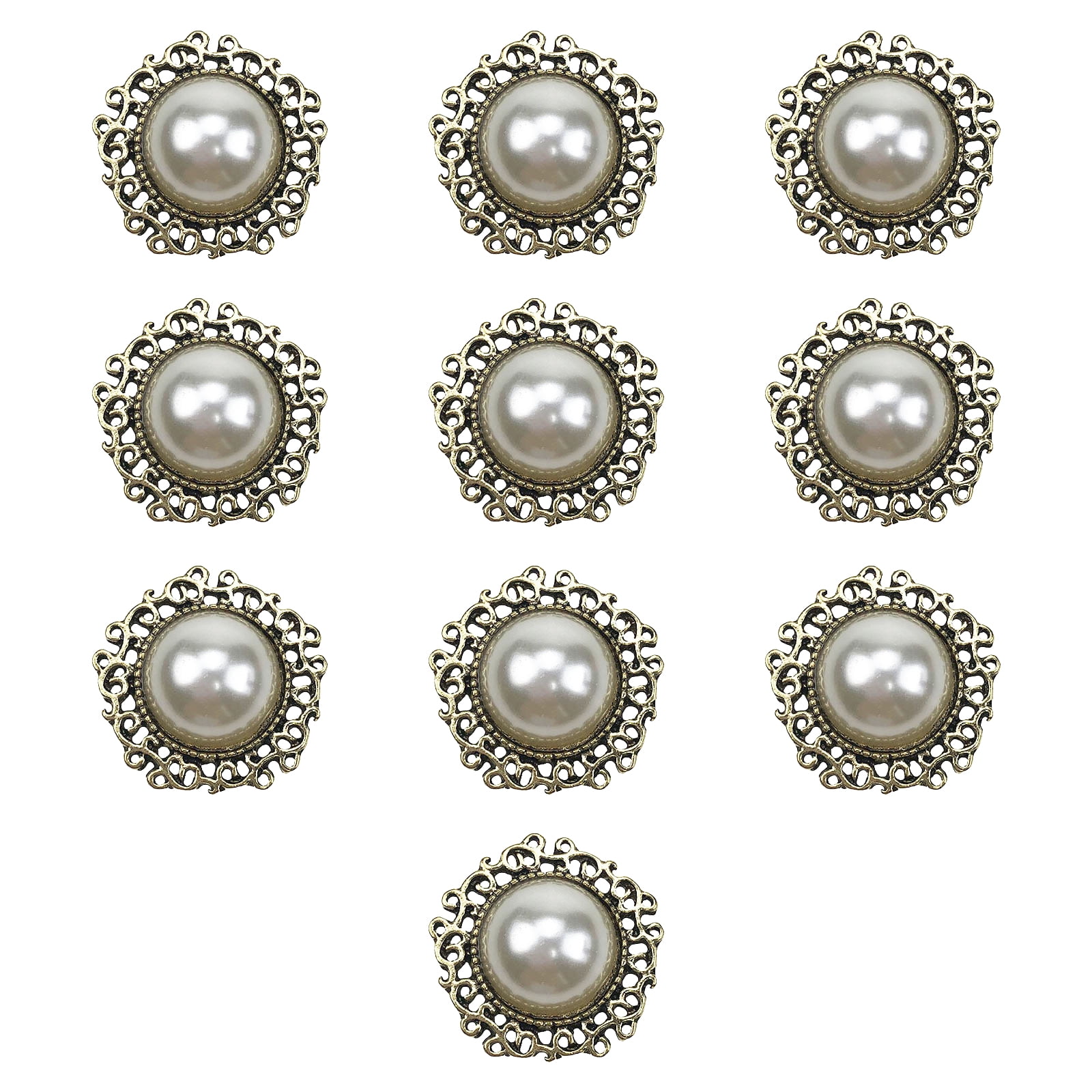 RUISINERY 10 pieces Flower Plate Plate Decorative Buttons Artificial ...