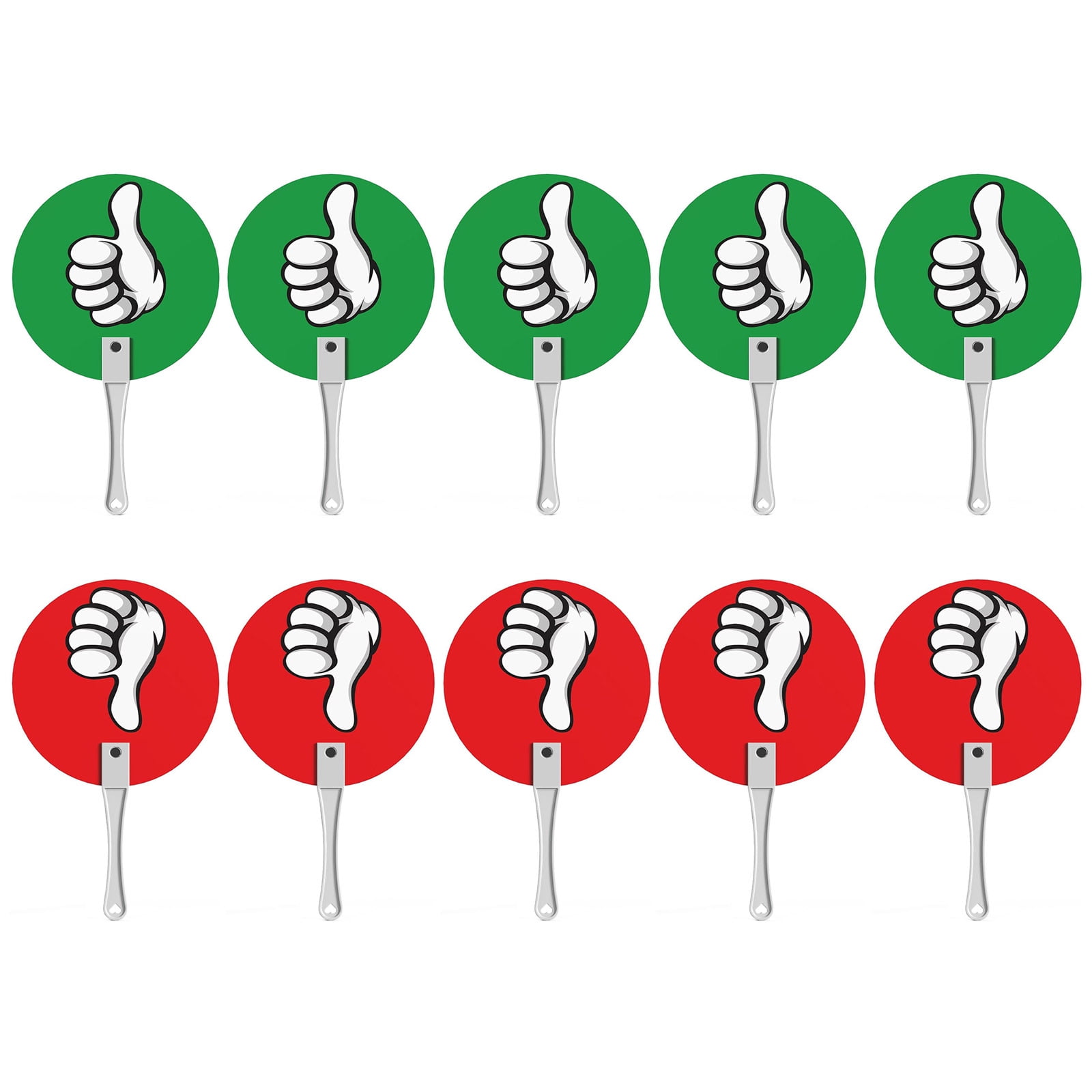 RUISINERY 10 pieces Yes or Not Classroom Signs Thumb Up Thumb Down ...