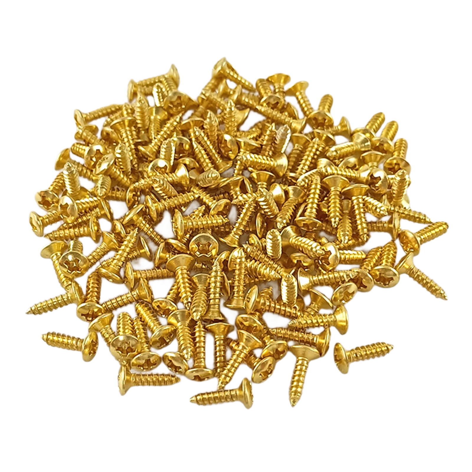 RUISINERY 100pieces Guitar Pickguard Screws, Bass Pickguard Screws Set ...