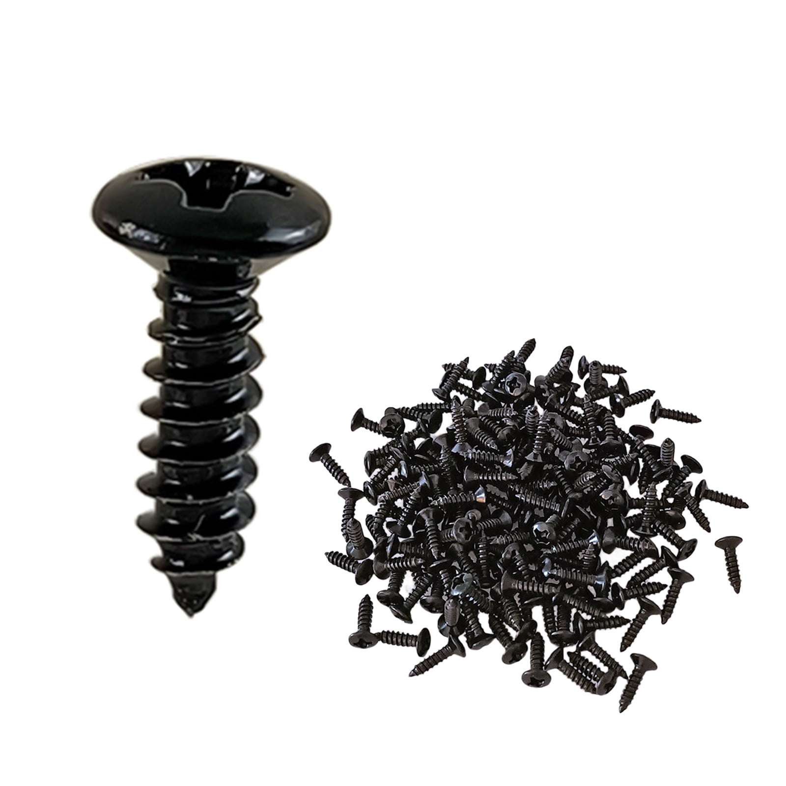 RUISINERY 100pieces Guitar Pickguard Screws, Bass Pickguard Screws Set ...