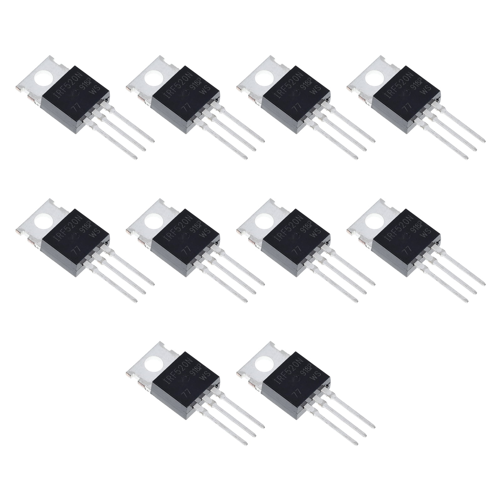 RUISINERY 10pieces/Pack IRF540N MOSFET Transistors 33Amp 100V Channel ...