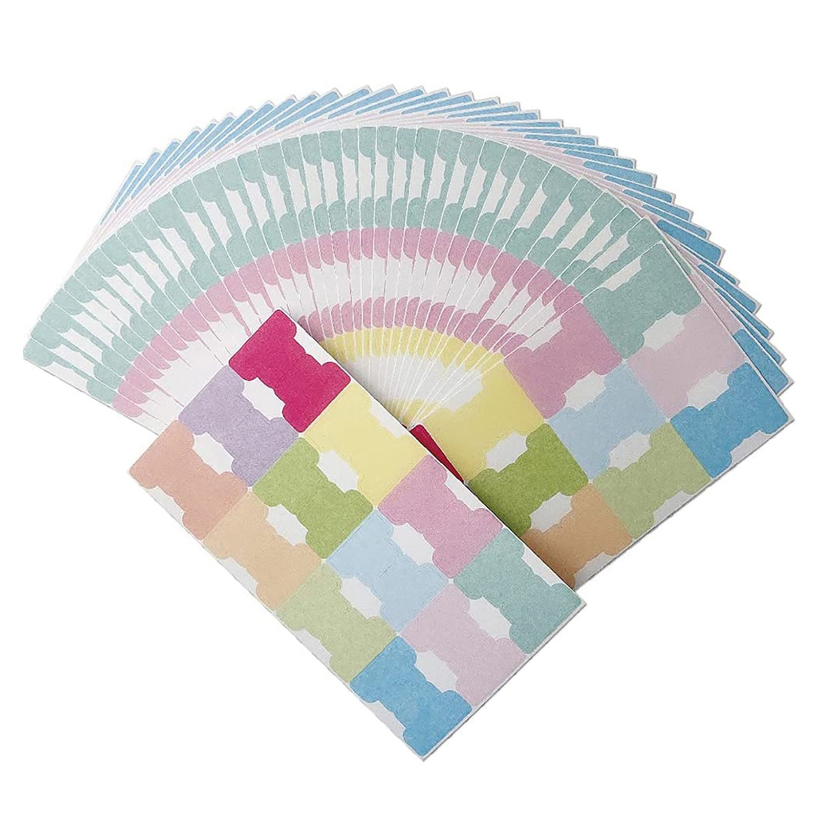 RUISINERY 120pieces Colorful Label Adhesive Label Page Marker Adhesive ...