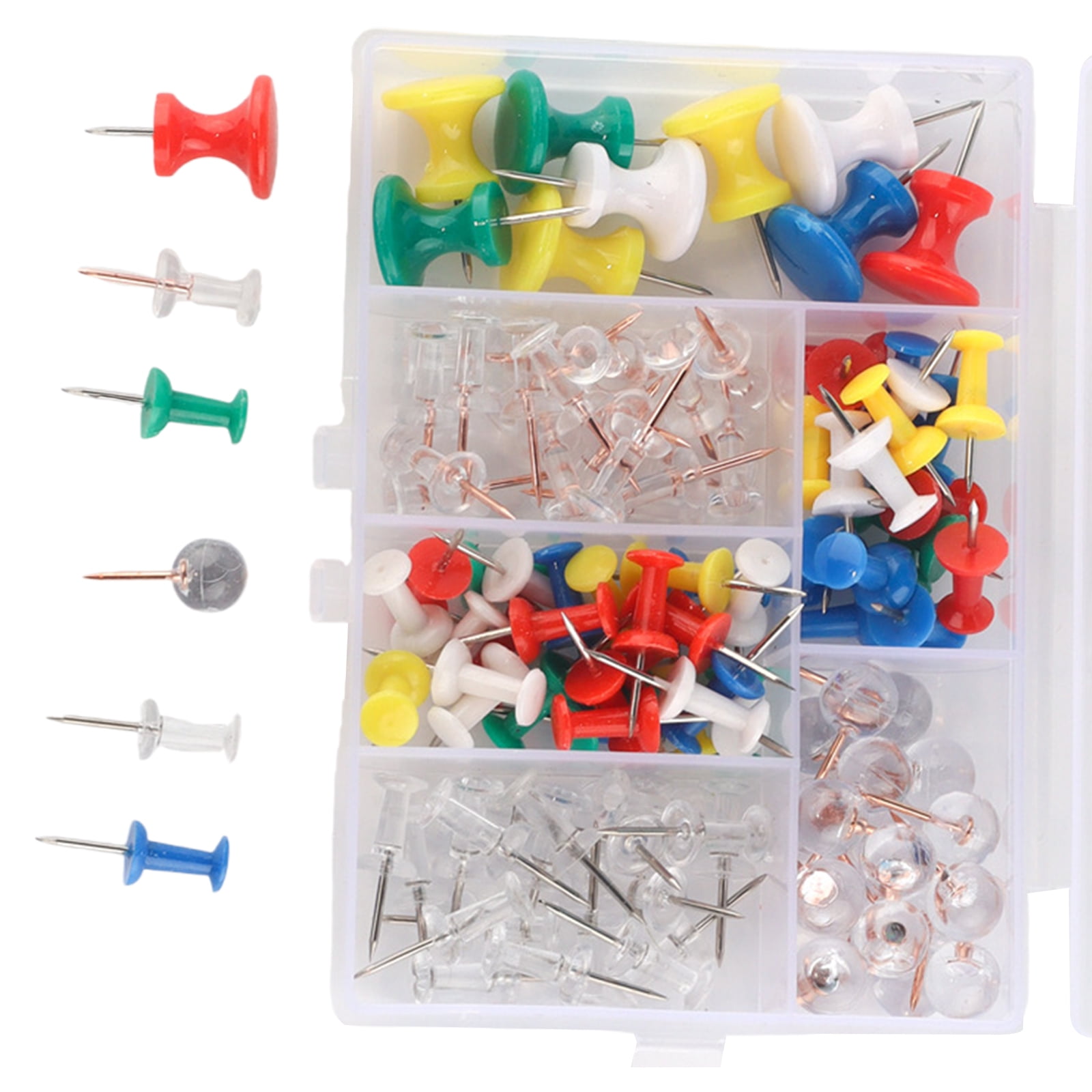 RUISINERY 120pieces Colorful Push Pins Decorative Thumbtacks Cork ...