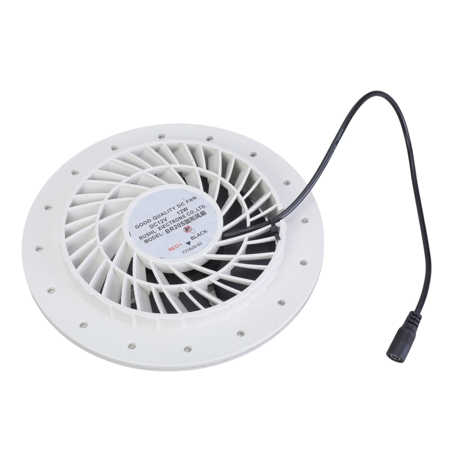 RUISINERY 12V Quiet Inline Pipe Ventilation Exhaust Fan For Heating ...