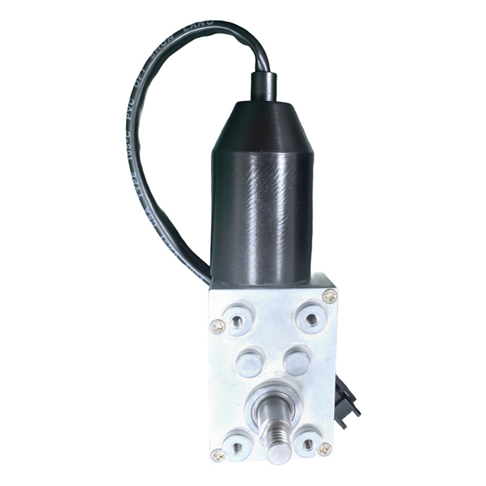 RUISINERY 12V Reversible Worm Geared Motor Reducer Shaft Gear Box ...