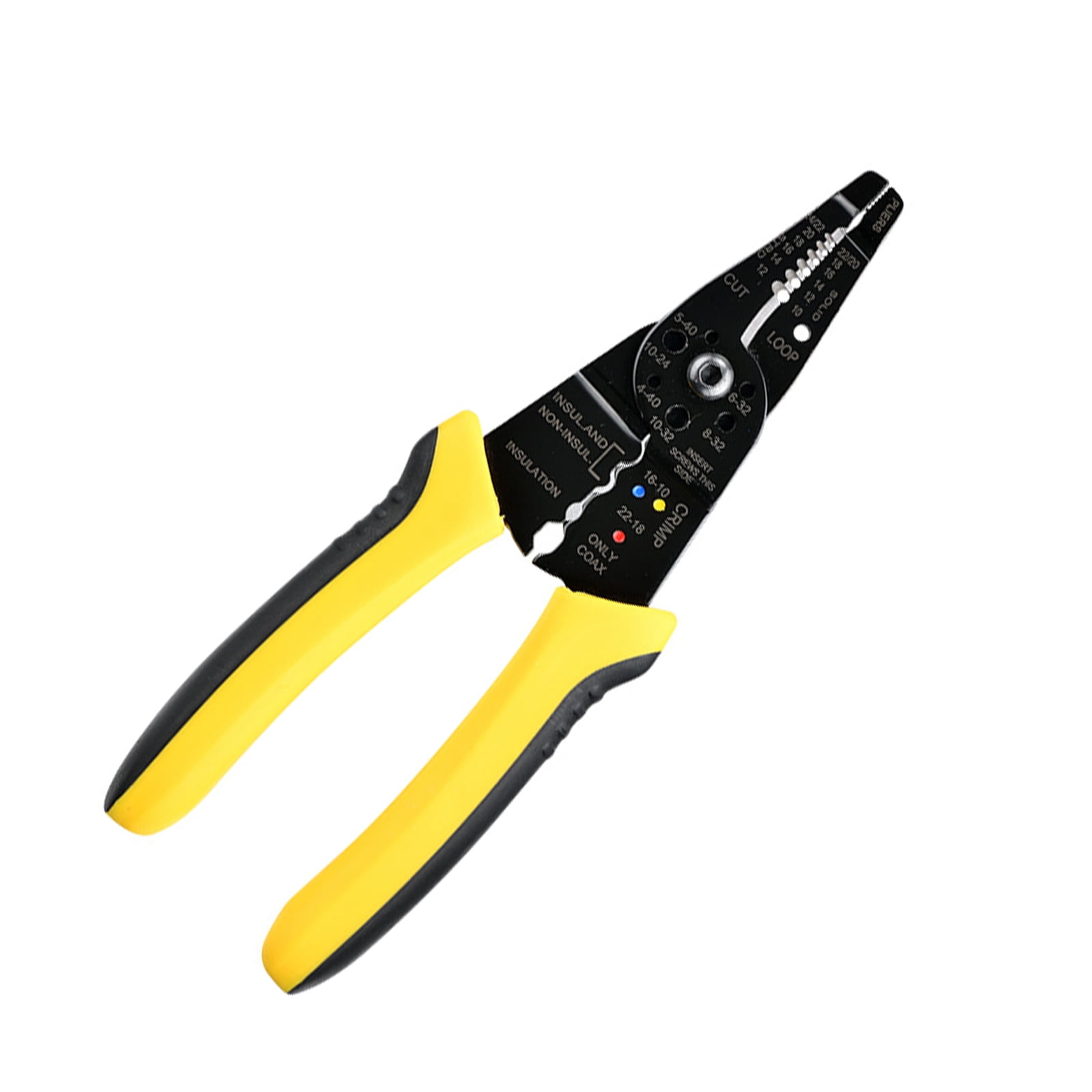 RUISINERY 1piece Electrician Wire Stripping Crimping Pliers Carbon ...