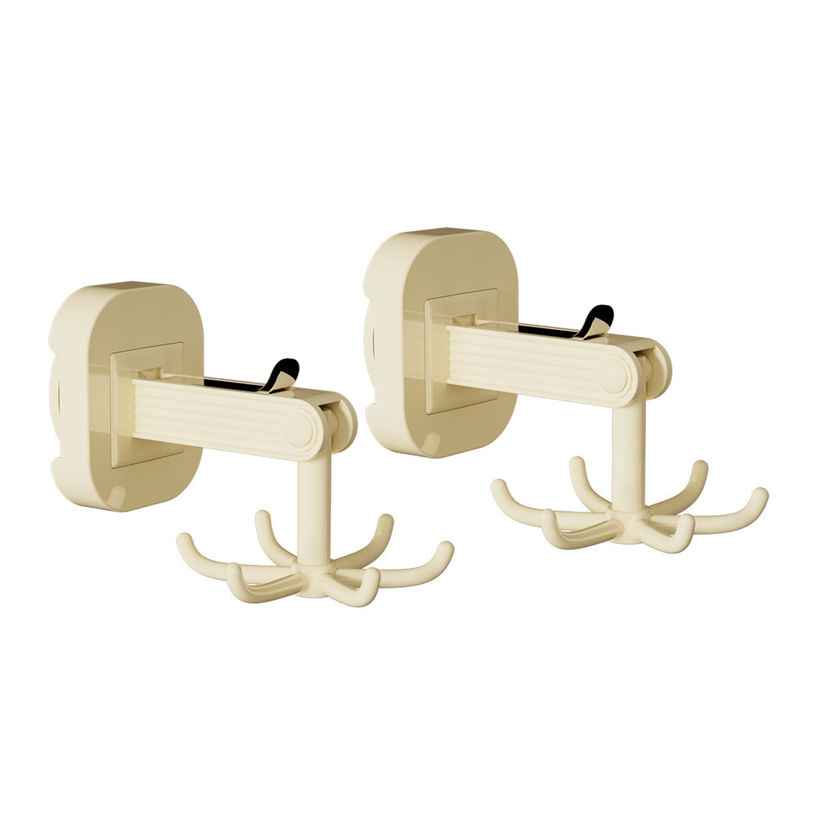 RUISINERY 2 Pack Multifunctional 6 Claw Rotating Hook Suction Cups ...