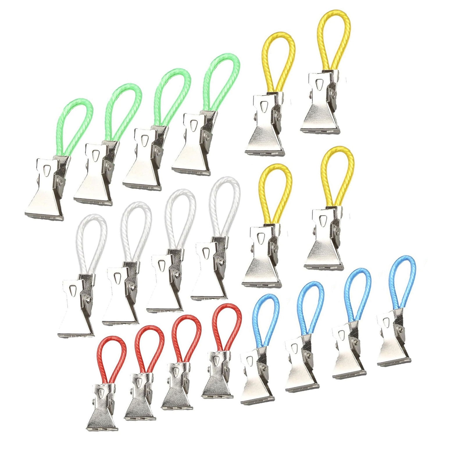 RUISINERY 20pieces Colorful Stainless Steel Towel Clips For Kitchen And ...
