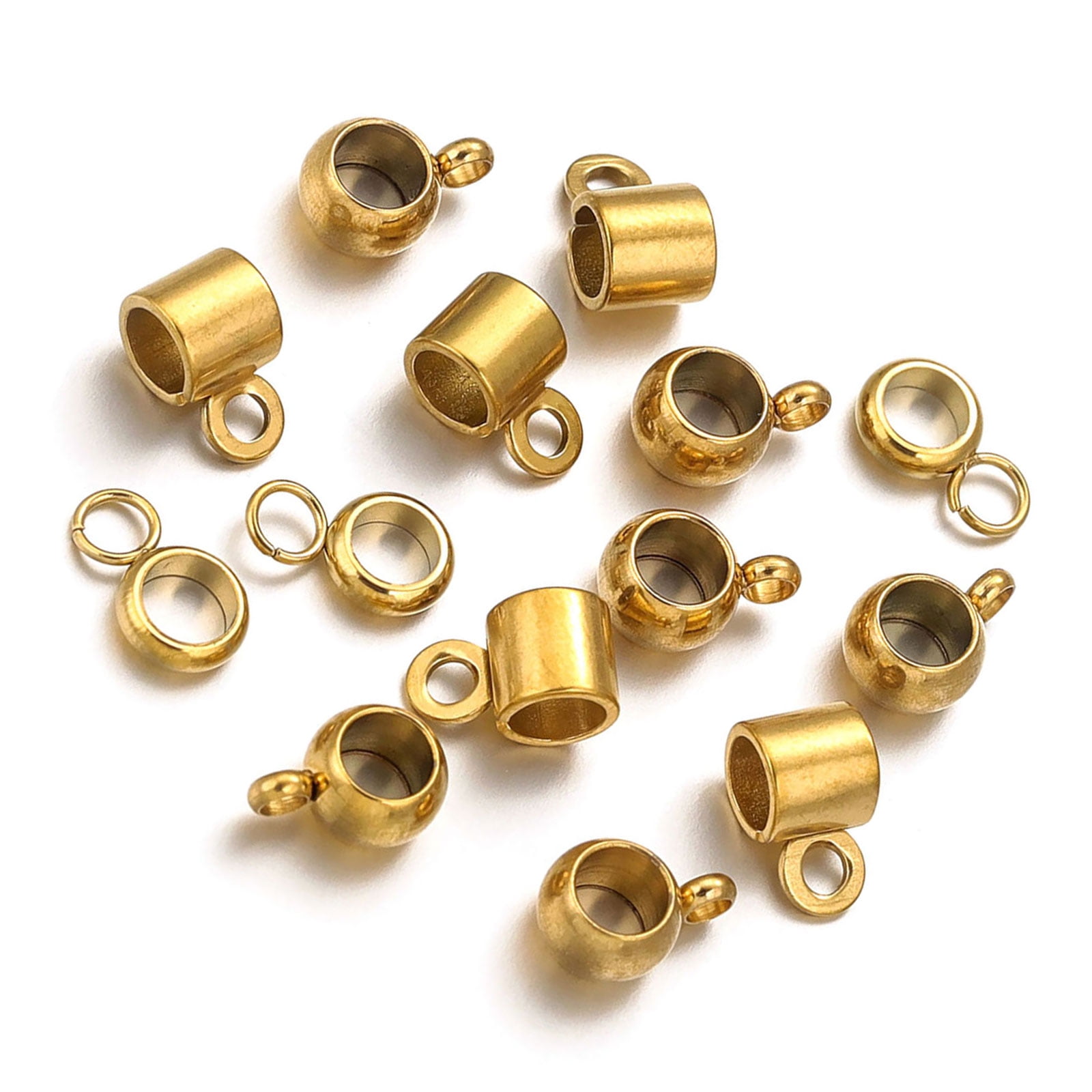 RUISINERY 20pieces Stainless Steel Round Connectors Adornment Round ...