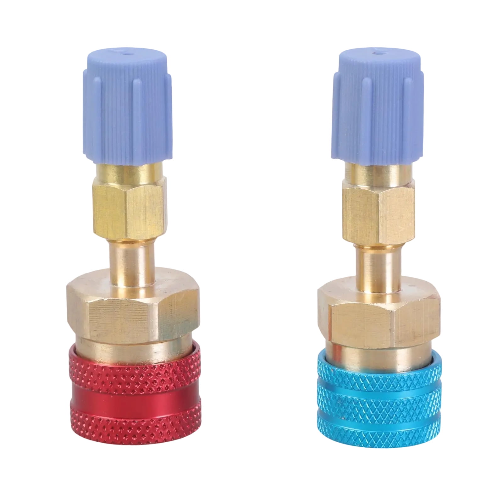 RUISINERY 2pieces Brass Quick Couplers set High/Low Side Adapters Air ...