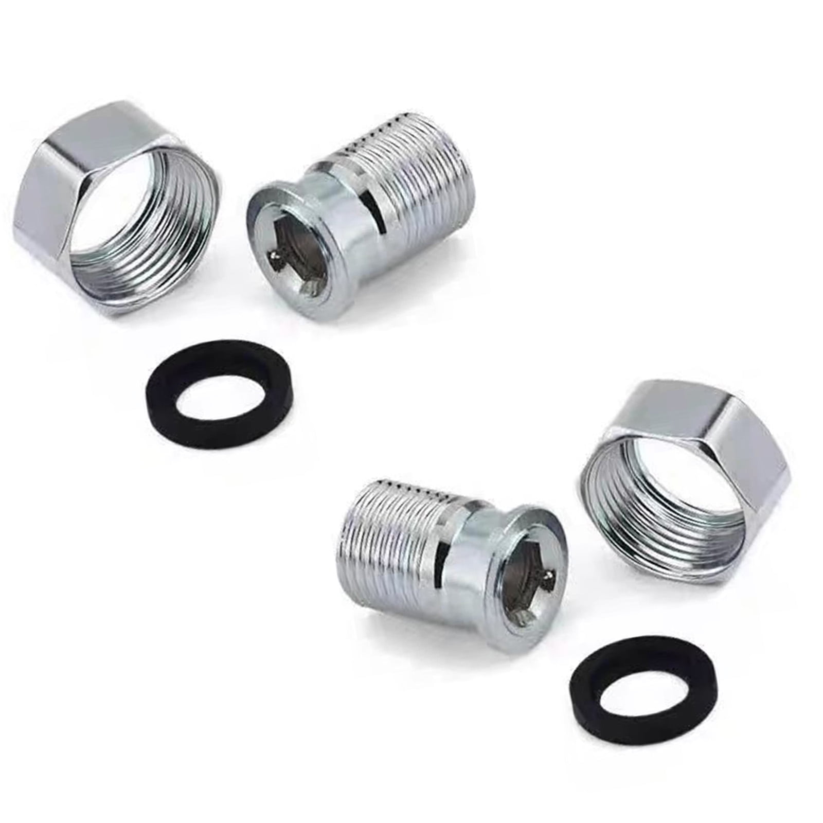 RUISINERY 2pieces Practical Stainless Steel Faucet Mixing Valves Set ...