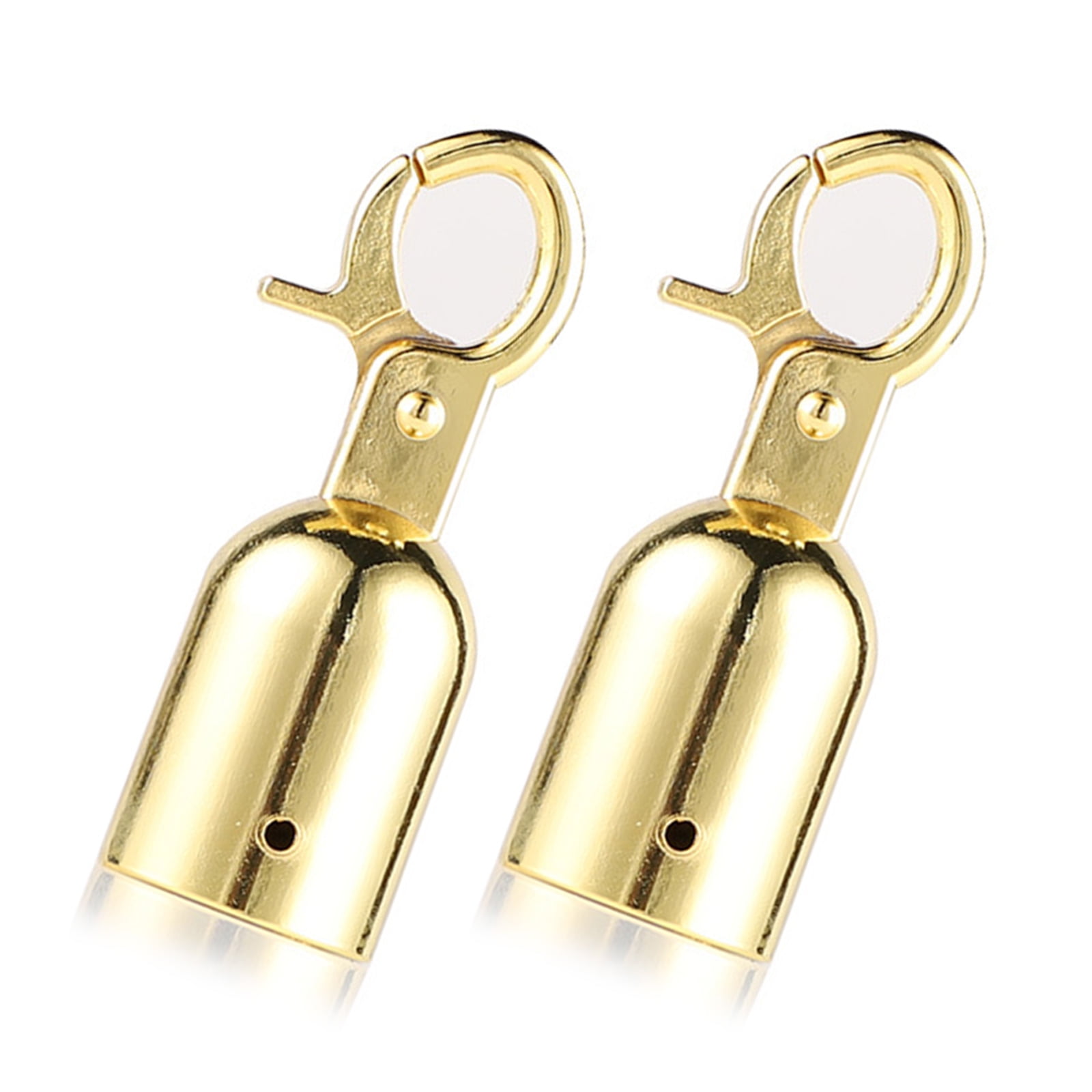 RUISINERY 2pieces Sturdy Stainless Steel Rope End Caps With Hook Designs for Securing Hemped and ...