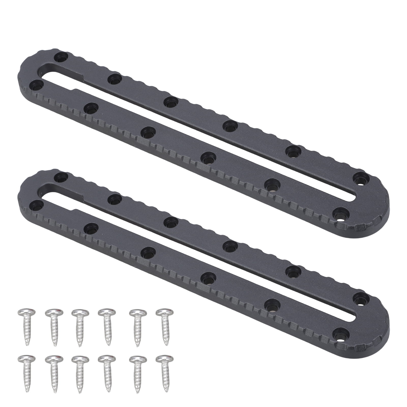 RUISINERY 2pieces Track Fishing Rod Holder Mounting Base Rack Kayak ...