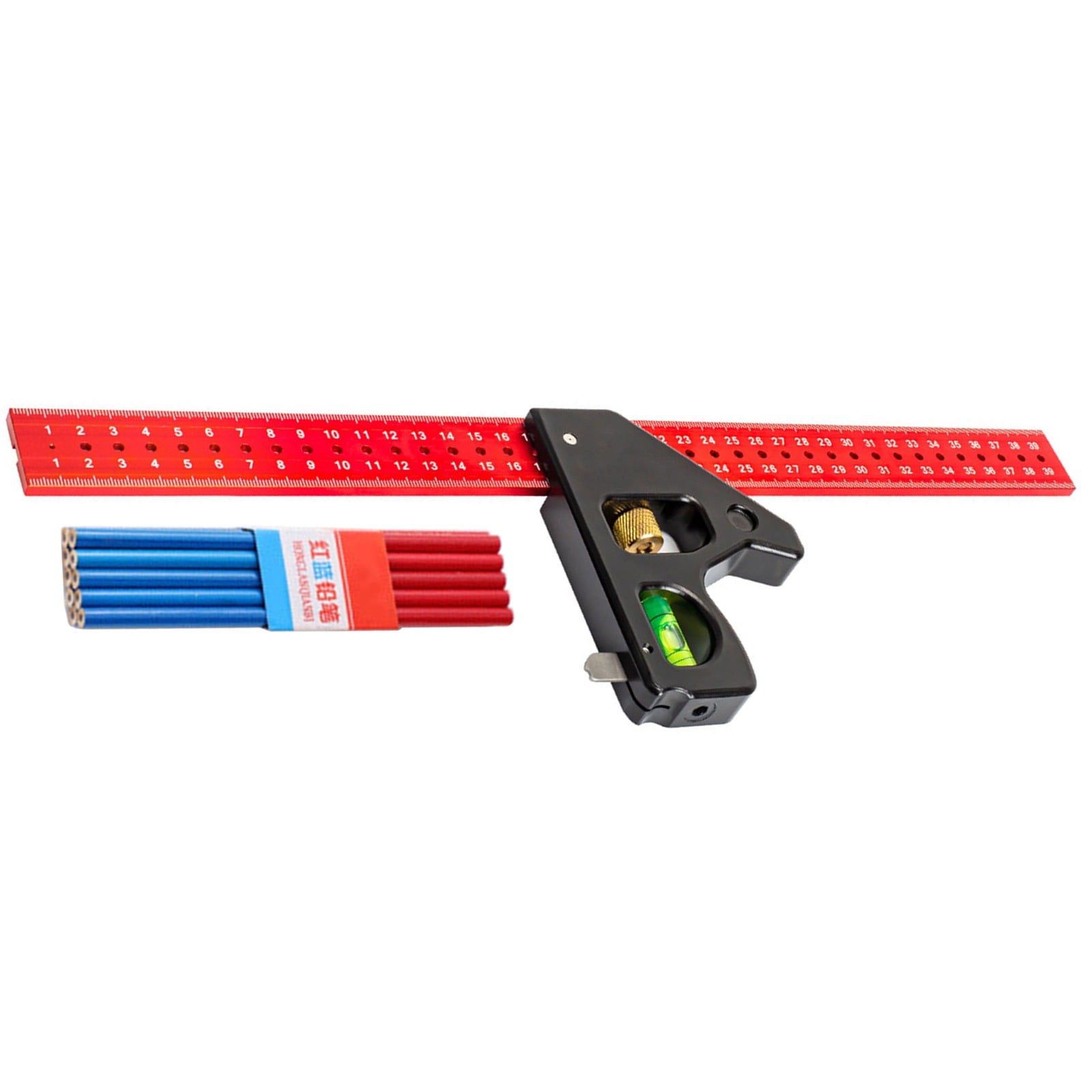 RUISINERY 300/400mm Combination Square Set for Woodworking with 10 ...