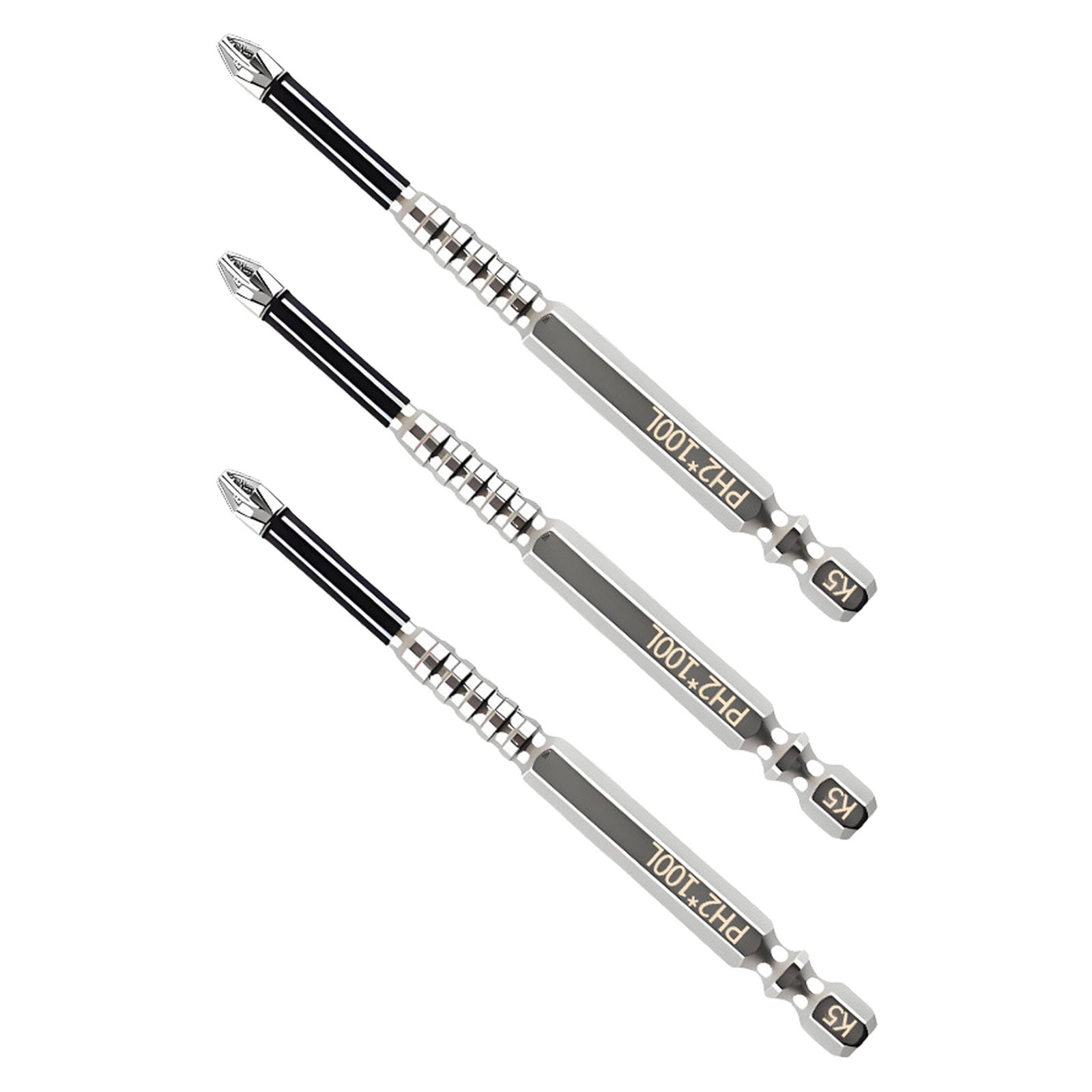 RUISINERY 3pieces Crossing Screwdriver Bits Set Crossing Head ...