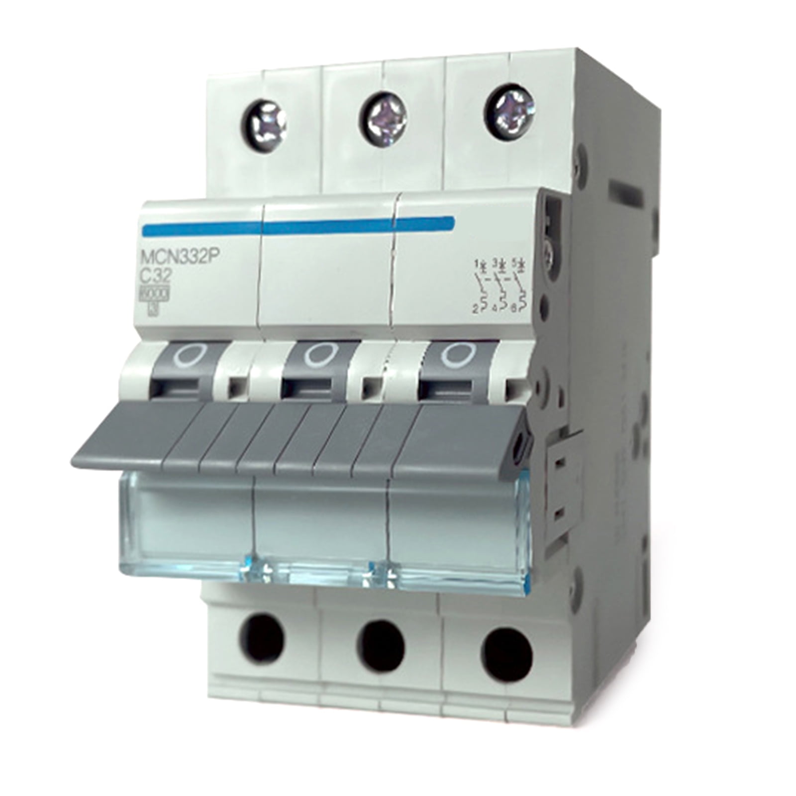 RUISINERY 3pin 32A Biconnect Circuits Breaker 3 Poles Miniature ...