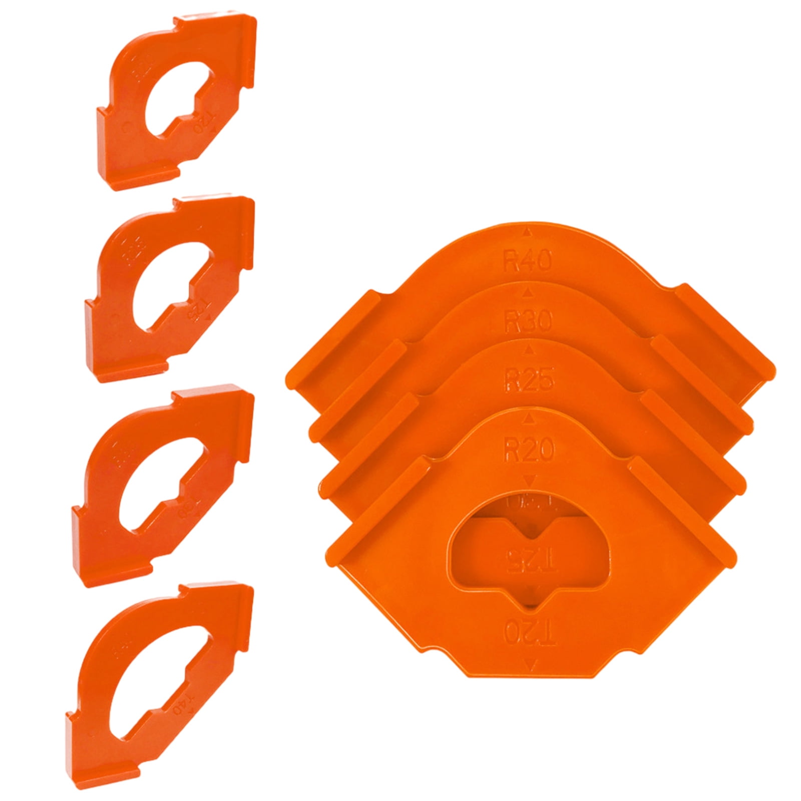 RUISINERY 4Piece Woodworking Quick Locator Set for Precise R Angled and ...