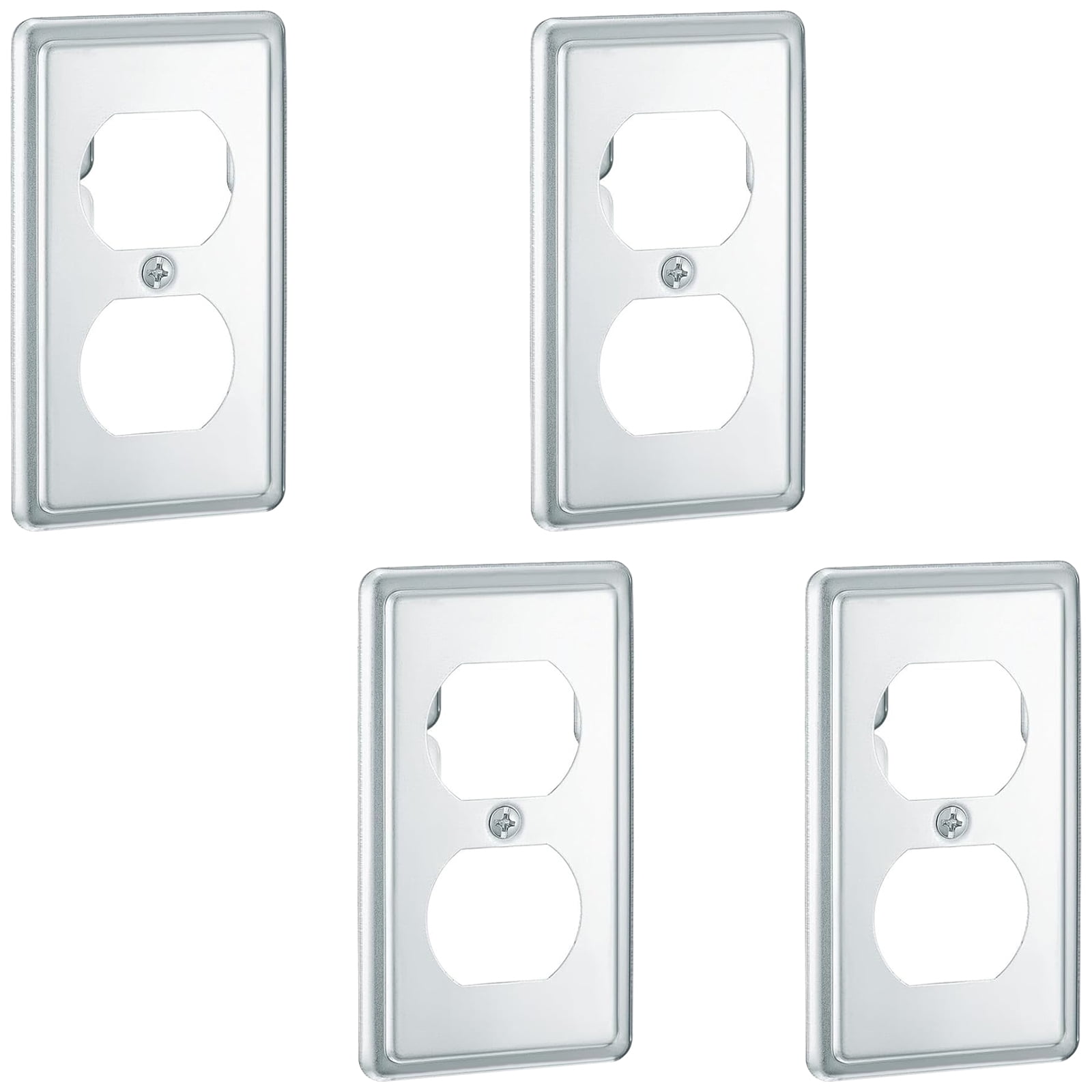 RUISINERY 4pieces Electrical Receptacle Wall Plate Switches Covers ...