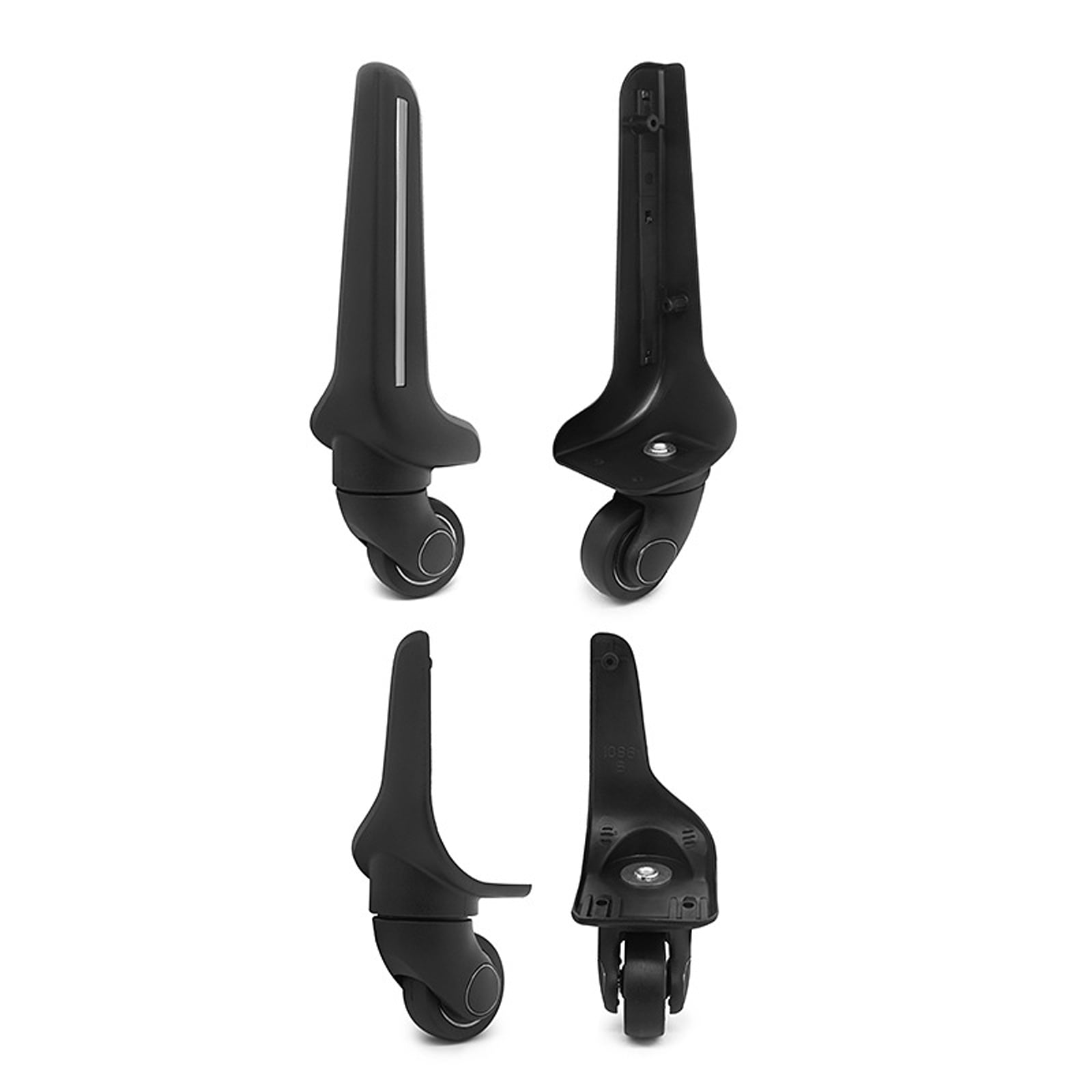 RUISINERY 4pieces Luggage Wheels Replacement Spinner Wheels Suitcase ...