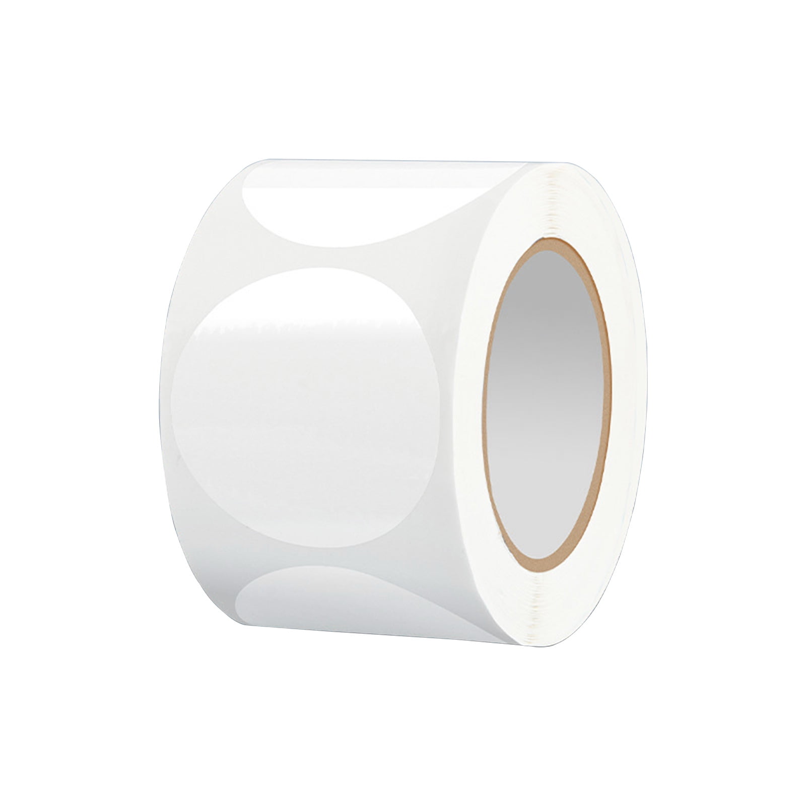 RUISINERY 500Counts Round Sealing Sticker Clear PVC Seal Sticker ...