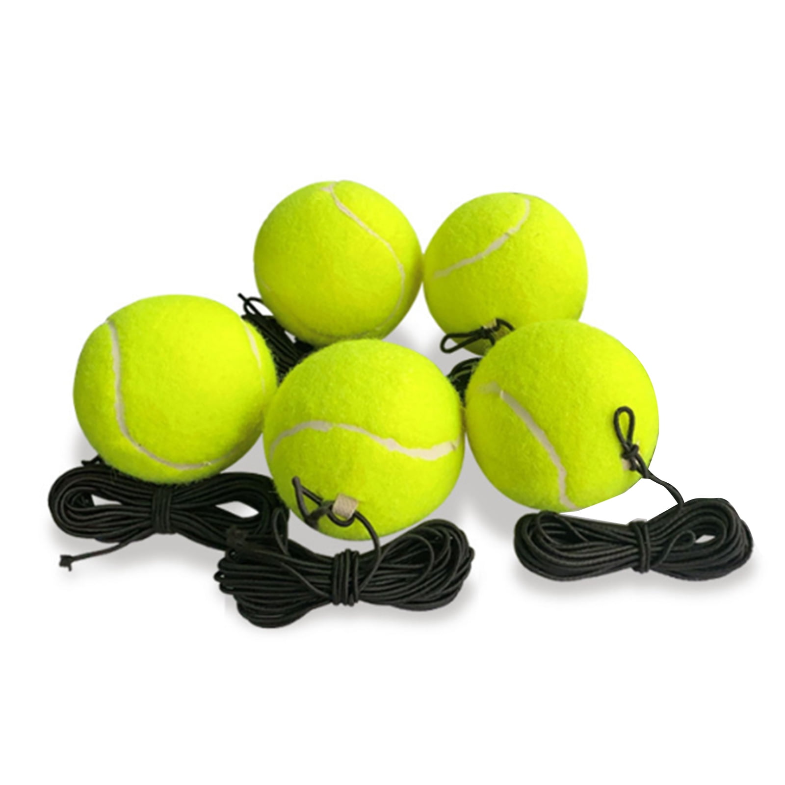 RUISINERY 5pieces Tennis Training Balls with String Tennis Trainer ...
