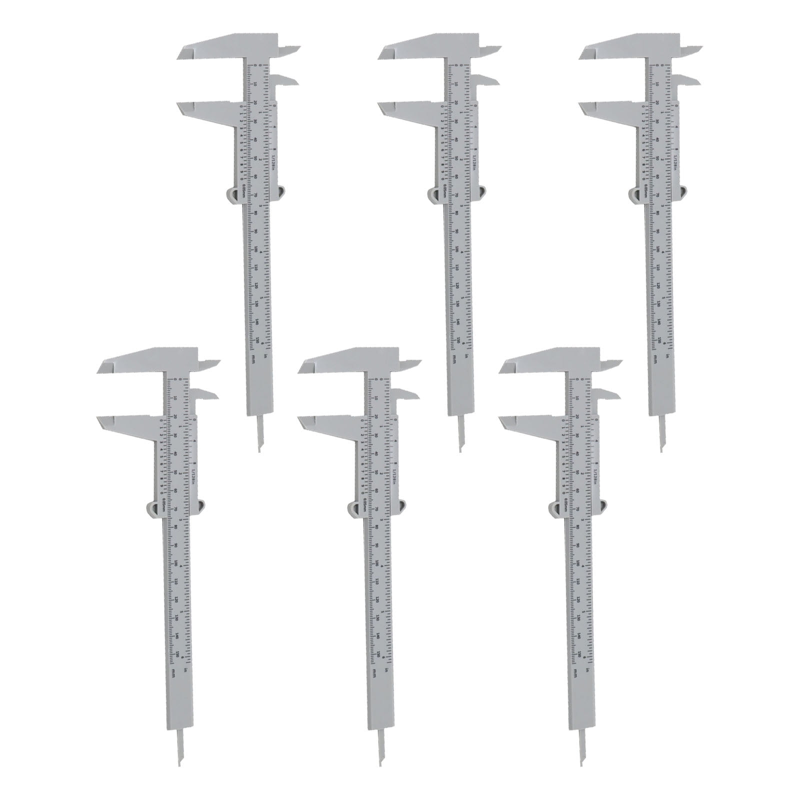 RUISINERY 6 pieces Vernier Caliper with Double Scale Multifunctional ...