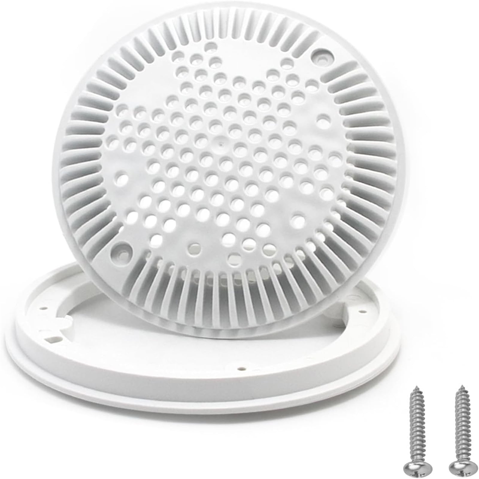 RUISINERY 8Inch Round Pool Drain Covers Set Main Drain Suction Covers ...