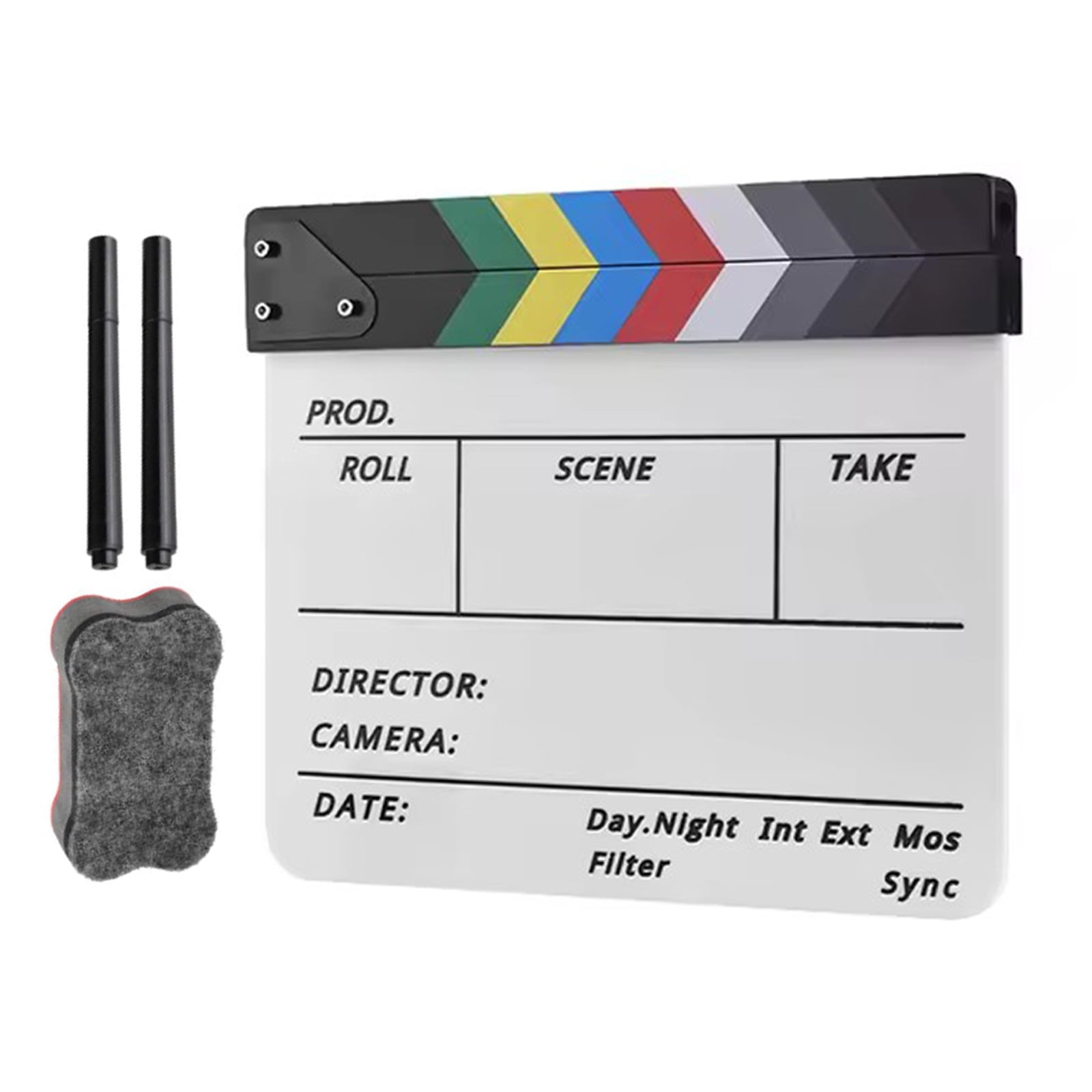 RUISINERY Acrylic Film Clapboard Film Clapboard Cut Action Scene ...