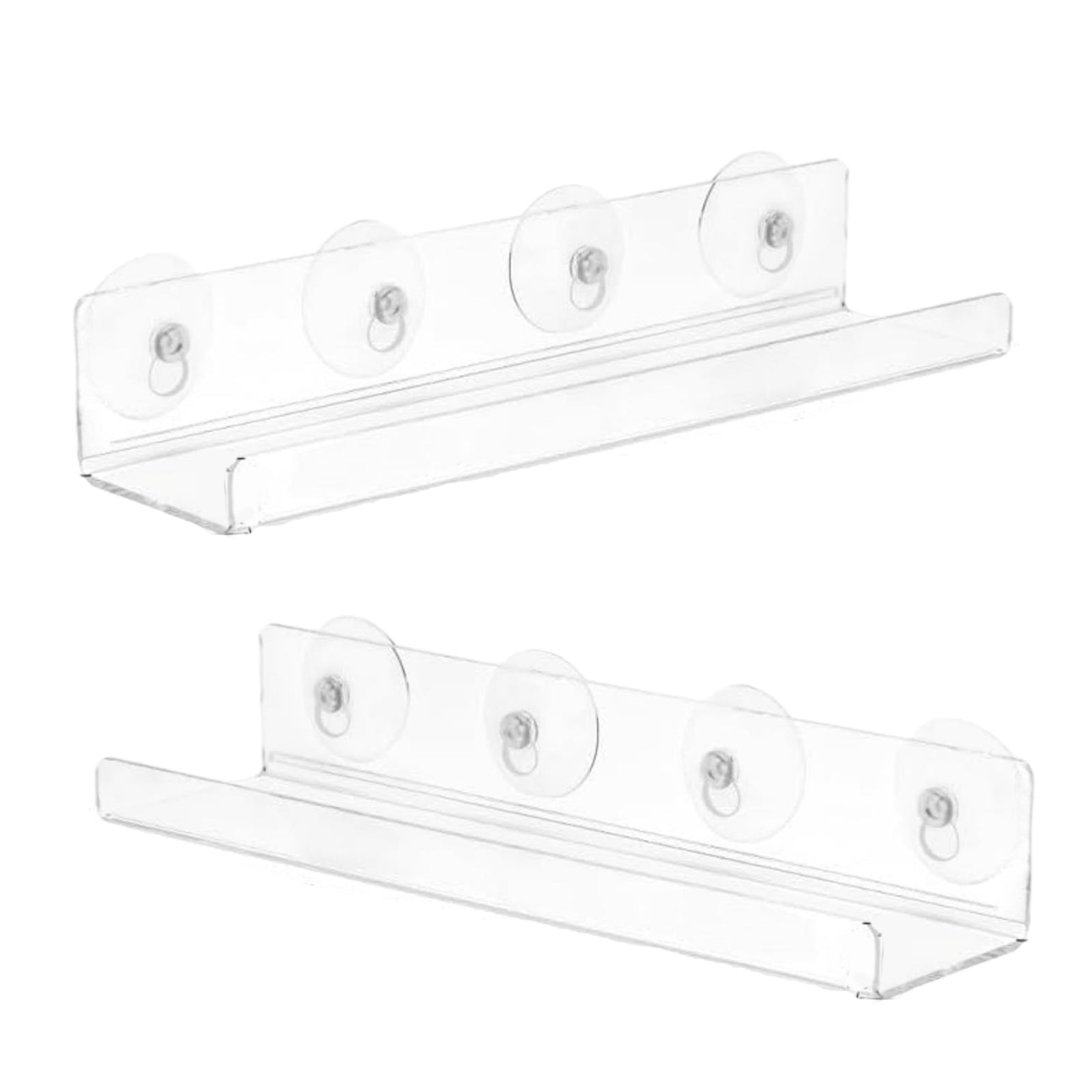 RUISINERY Acrylic Window Sill Extension Shelf Suction Cup Plant Stand ...