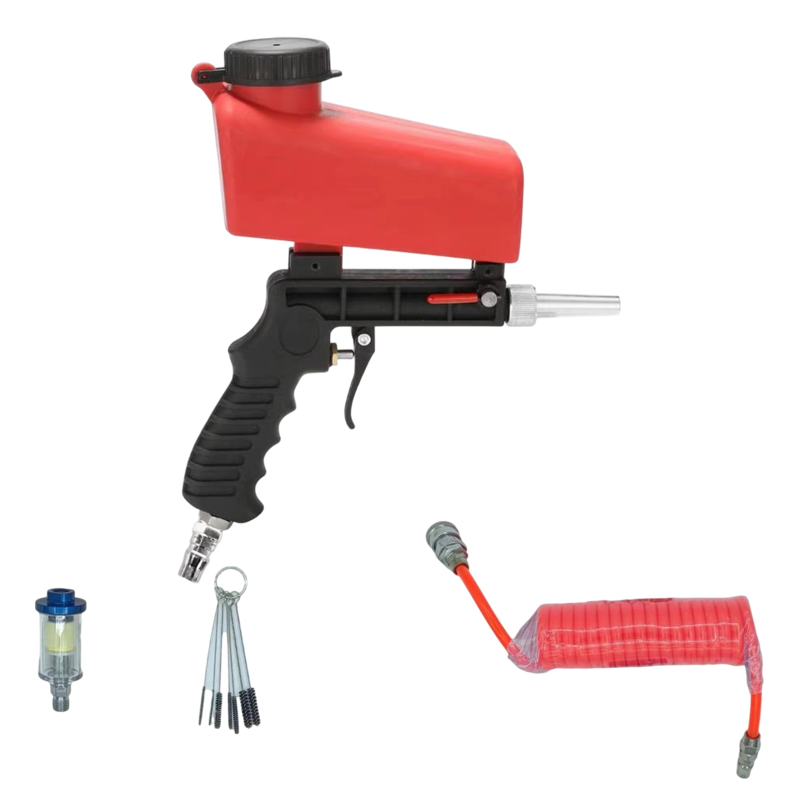 RUISINERY Adjustable Portable Sandblasting Guns Set 90Psi Small ...