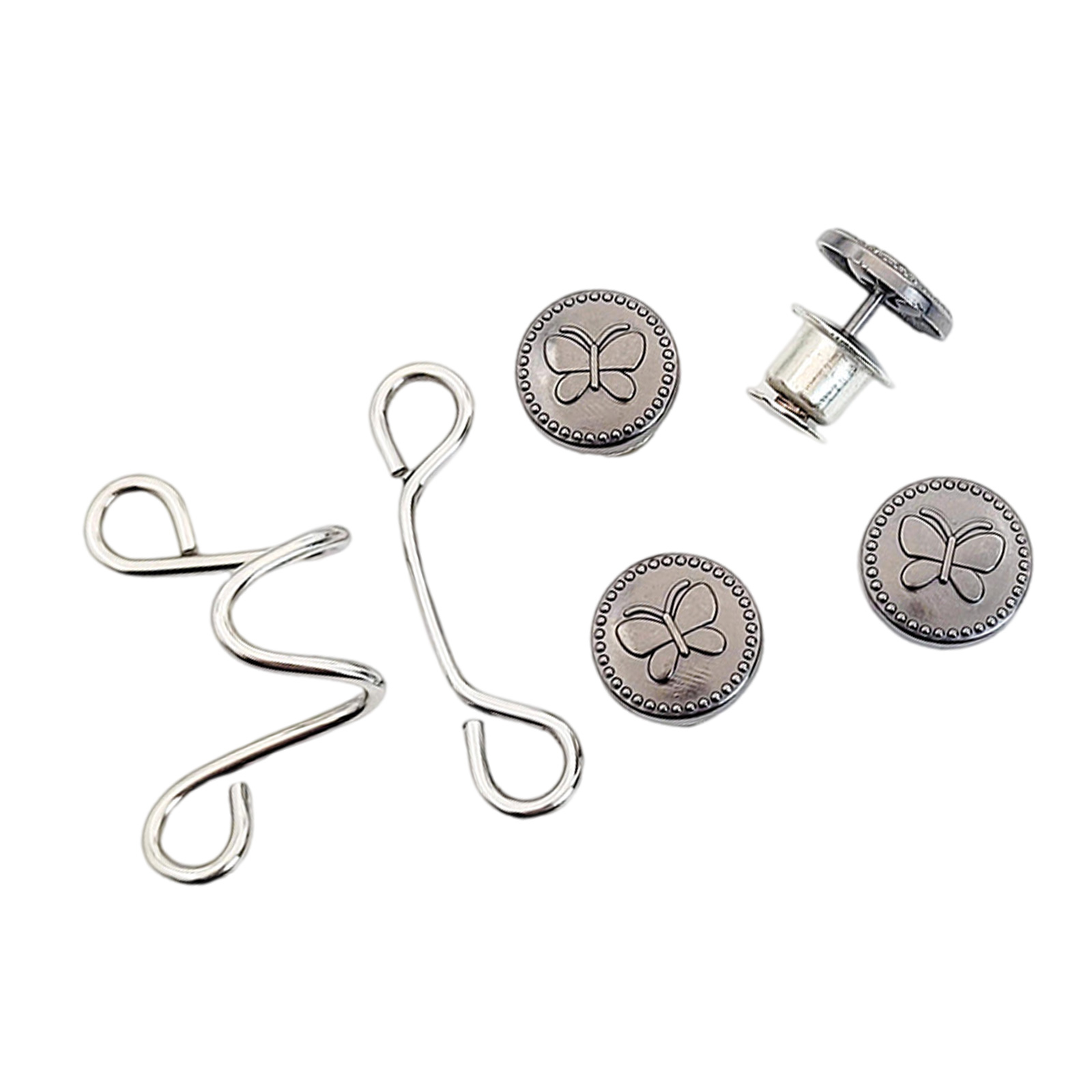 RUISINERY Adjustable Waist Buckles Alloys Waist Extenders Removable ...