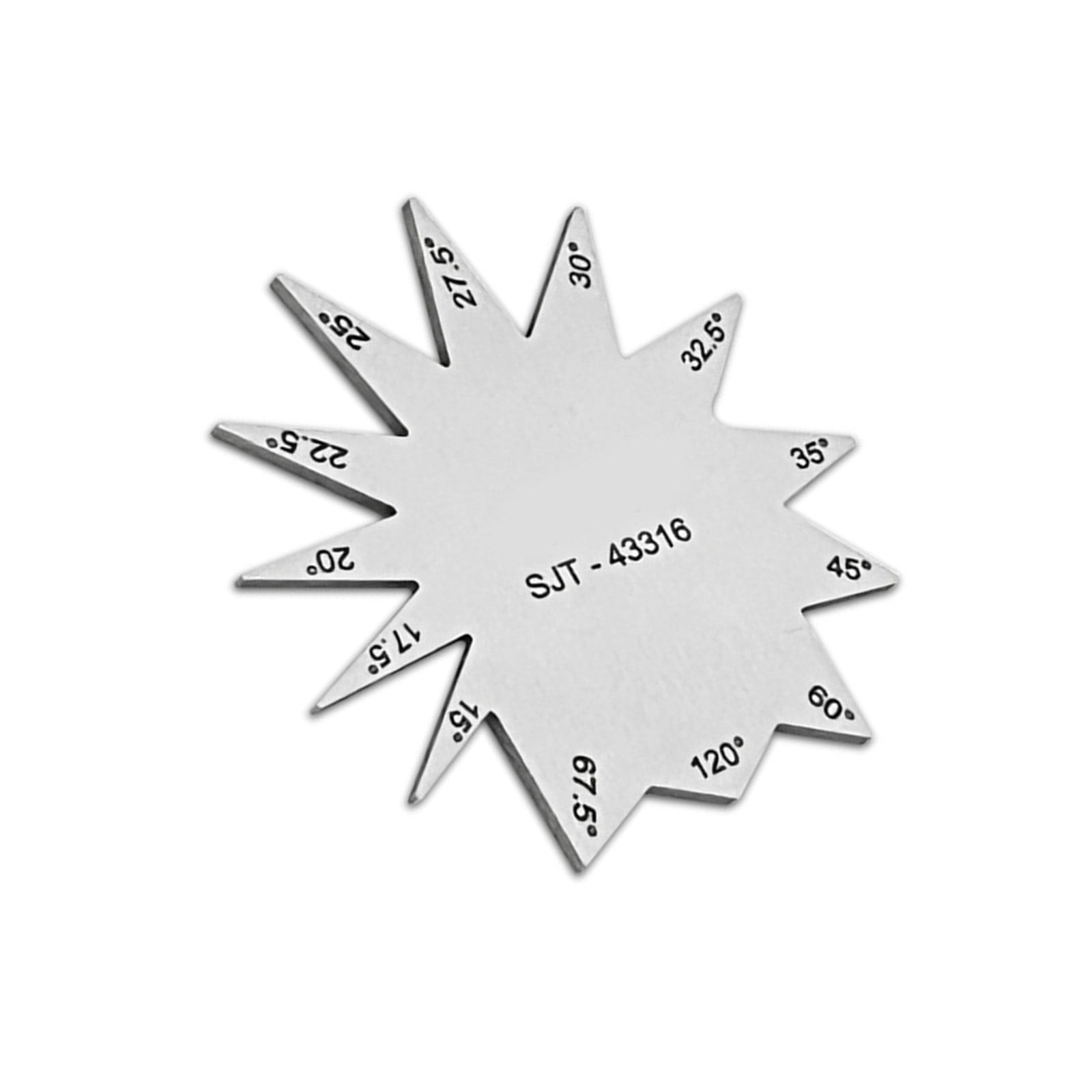 RUISINERY Angles Gauge Metal 15-120 Degree Measuring Angles Tool for ...