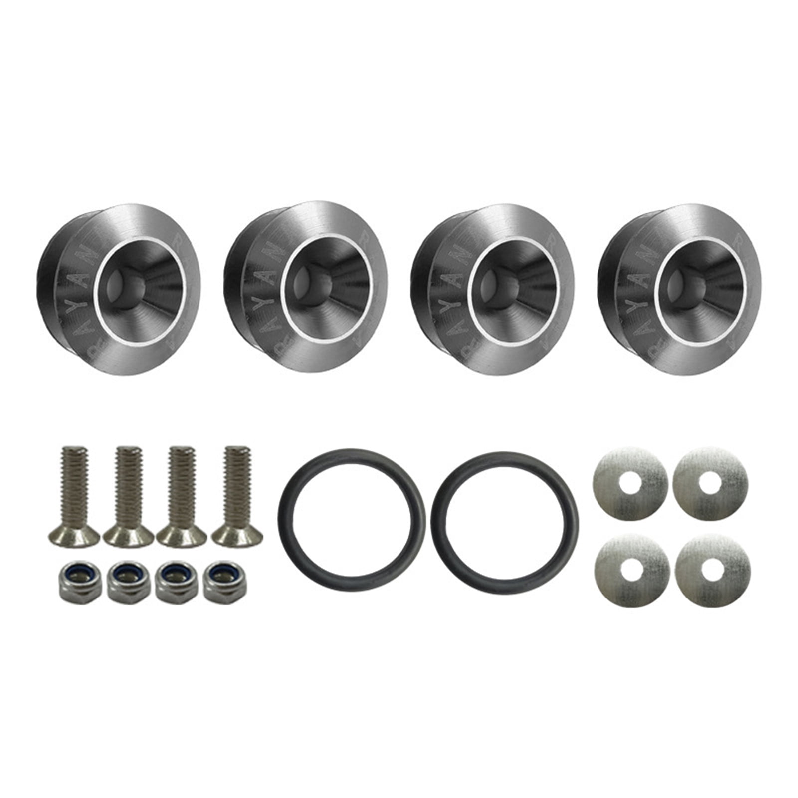 RUISINERY Automotive Front and Rear Bumper Strengthening Reinforcement ...