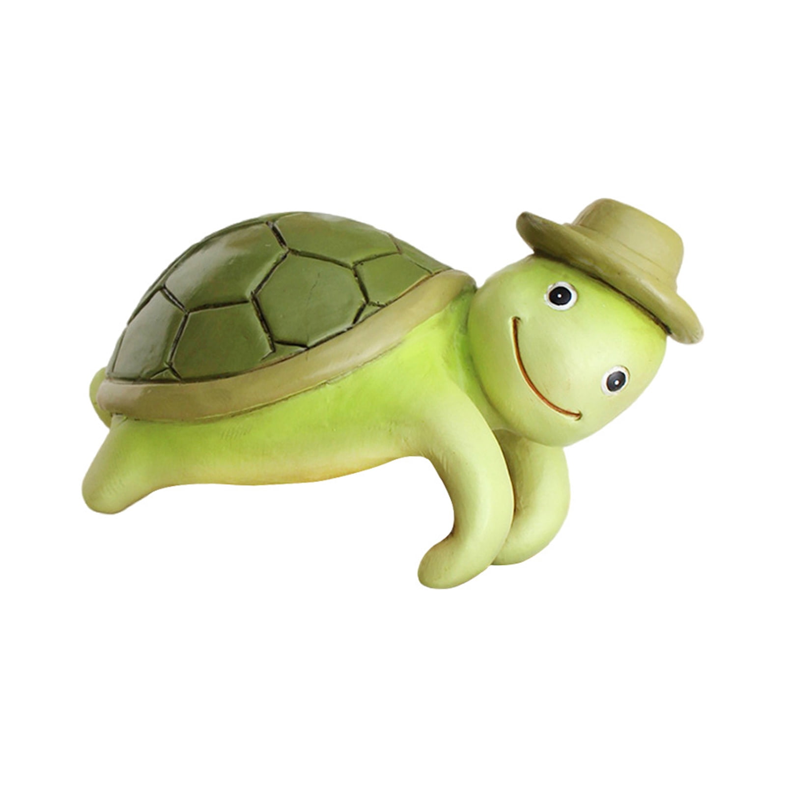 RUISINERY Cartoon Tortoise Flower Pots Figurine Resin Climbing Turtles ...