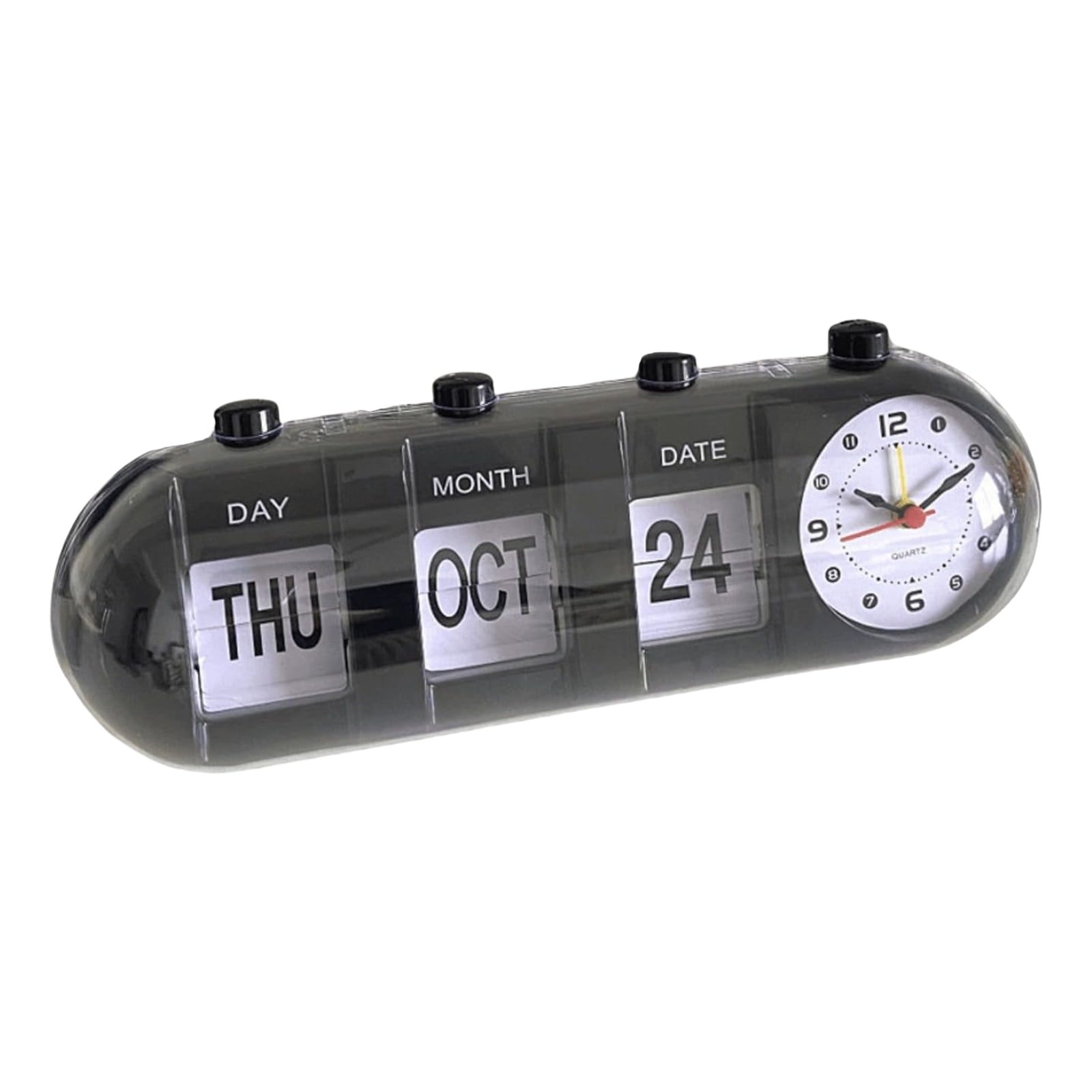RUISINERY Creative Digital Auto Flipped Down Clock Suitable for Desk ...