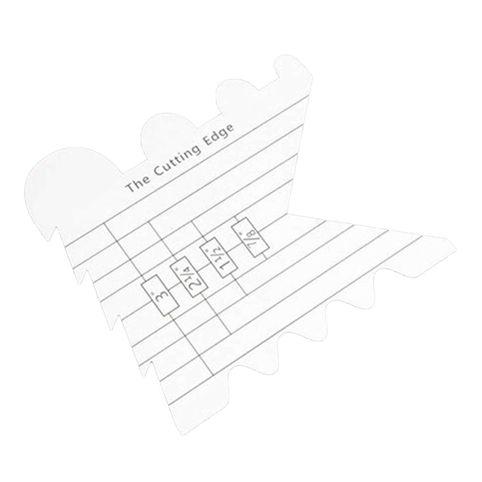 RUISINERY Cutting Edges Ruler Metal Cutting Ruler Quilting Ruler Sewing ...