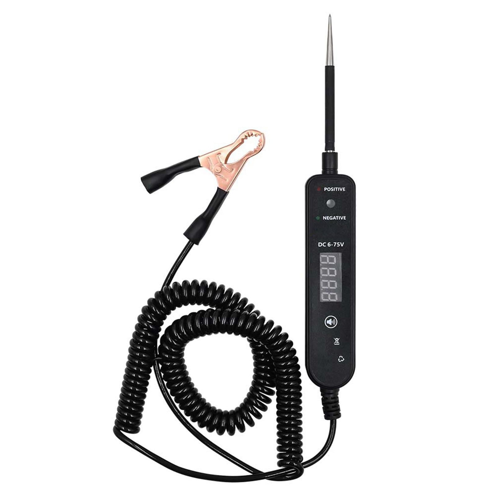 RUISINERY Digital Display Automotive Electric Tester Circuits Analyzers ...
