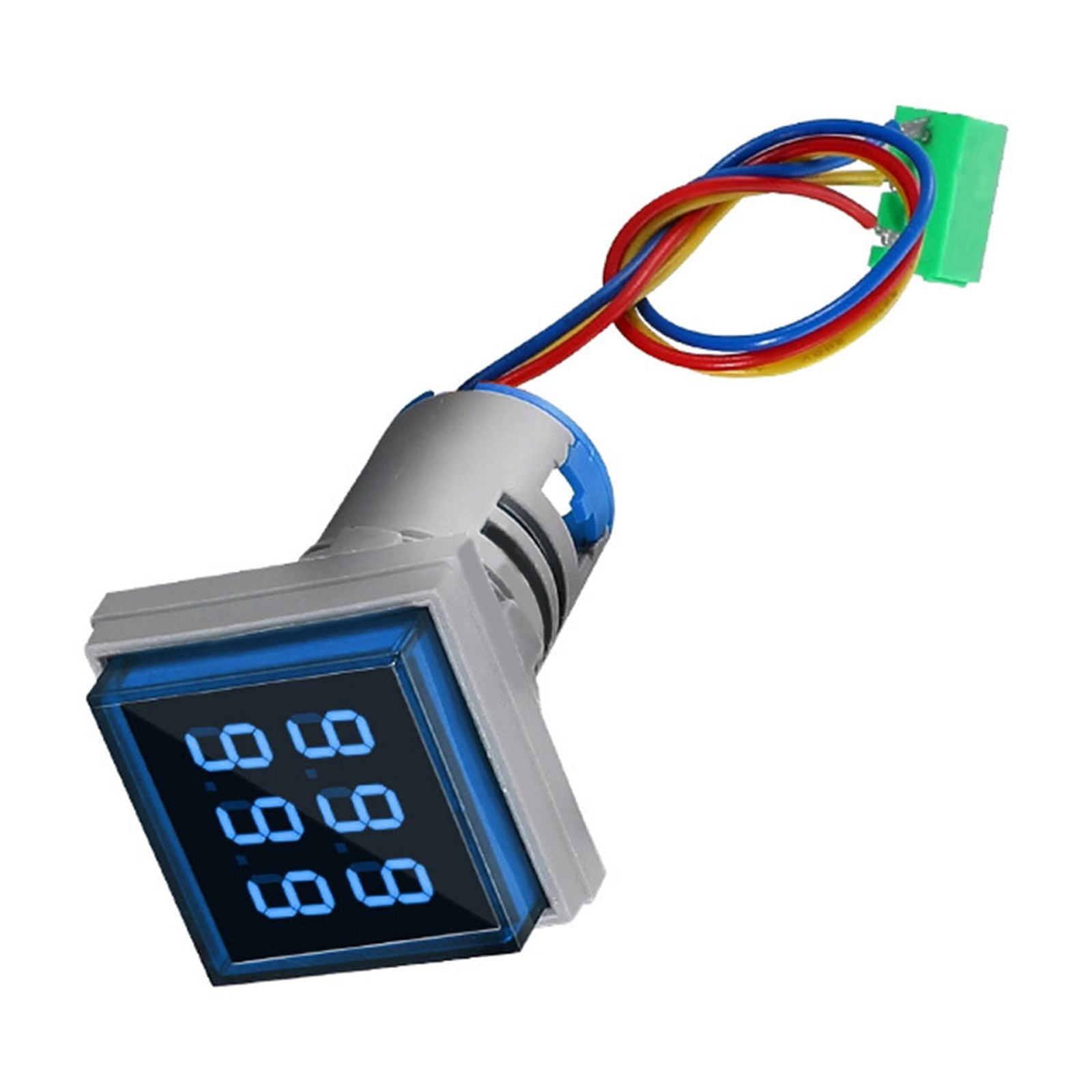 RUISINERY Digital Display Counter 22mm Hole Mount Square Counter Meter ...
