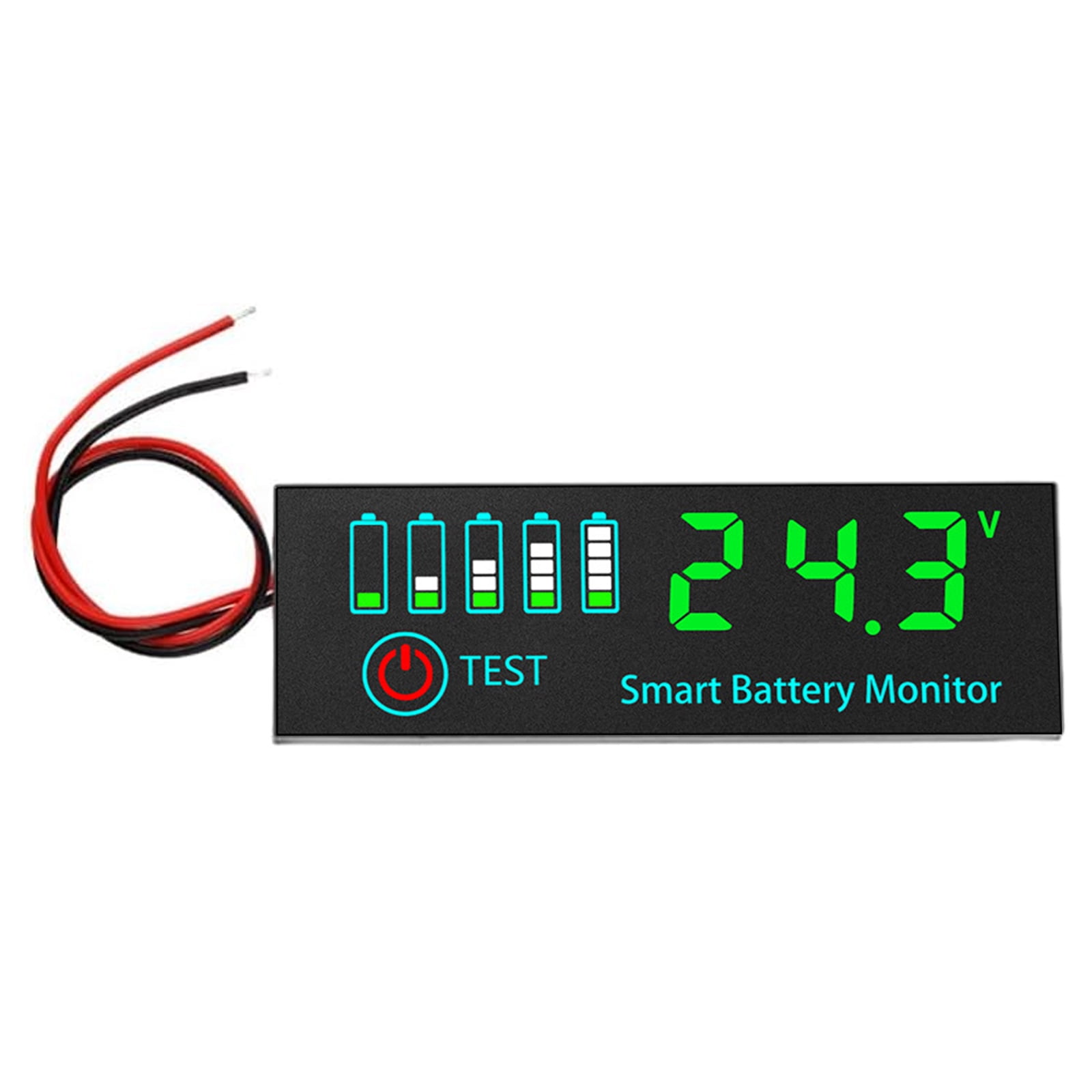 RUISINERY Efficient 18650 Battery Levels Indicators Tester LED Display ...