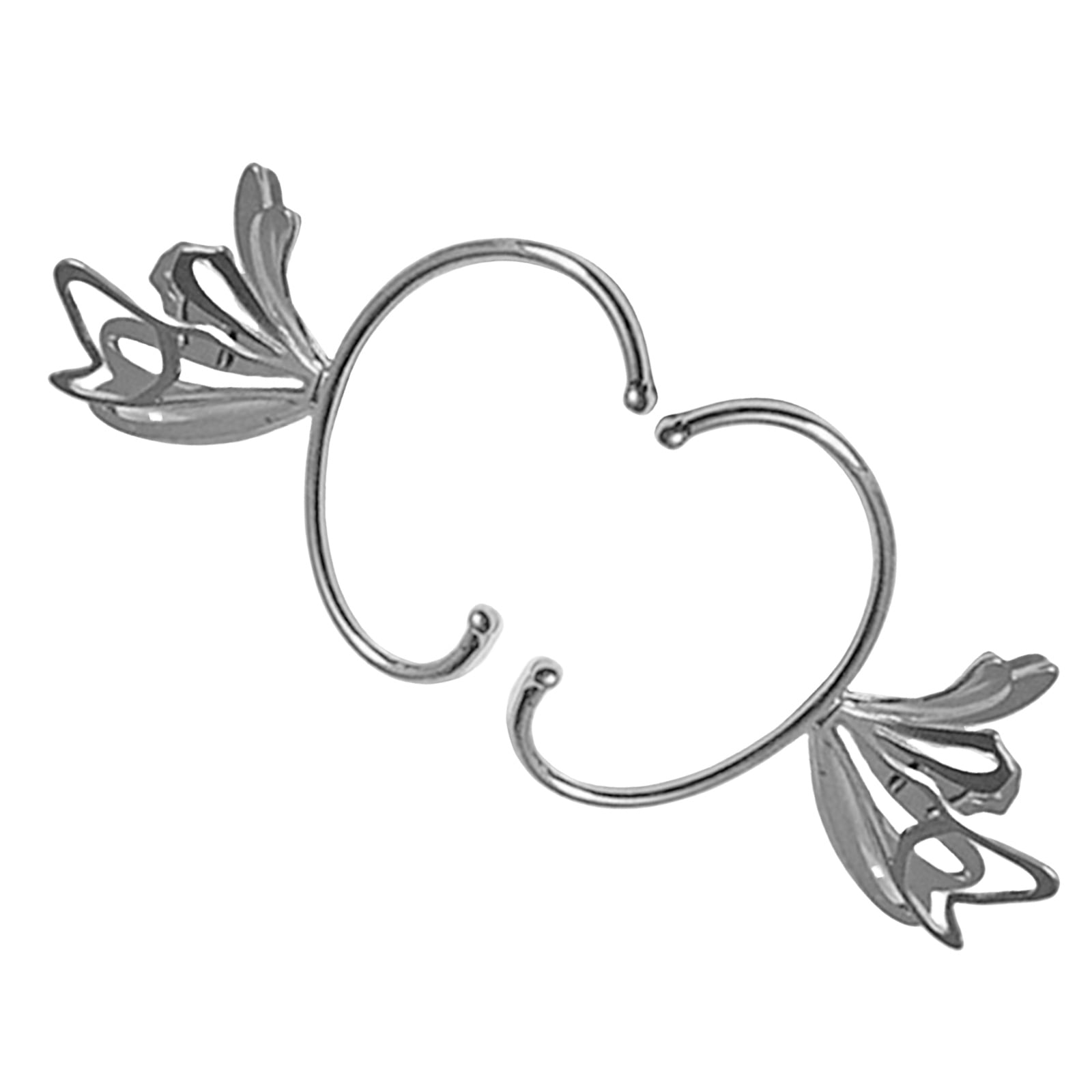 RUISINERY Elegant Butterfly Ear Cuffs Accessory Beautiful Butterfly Ear ...