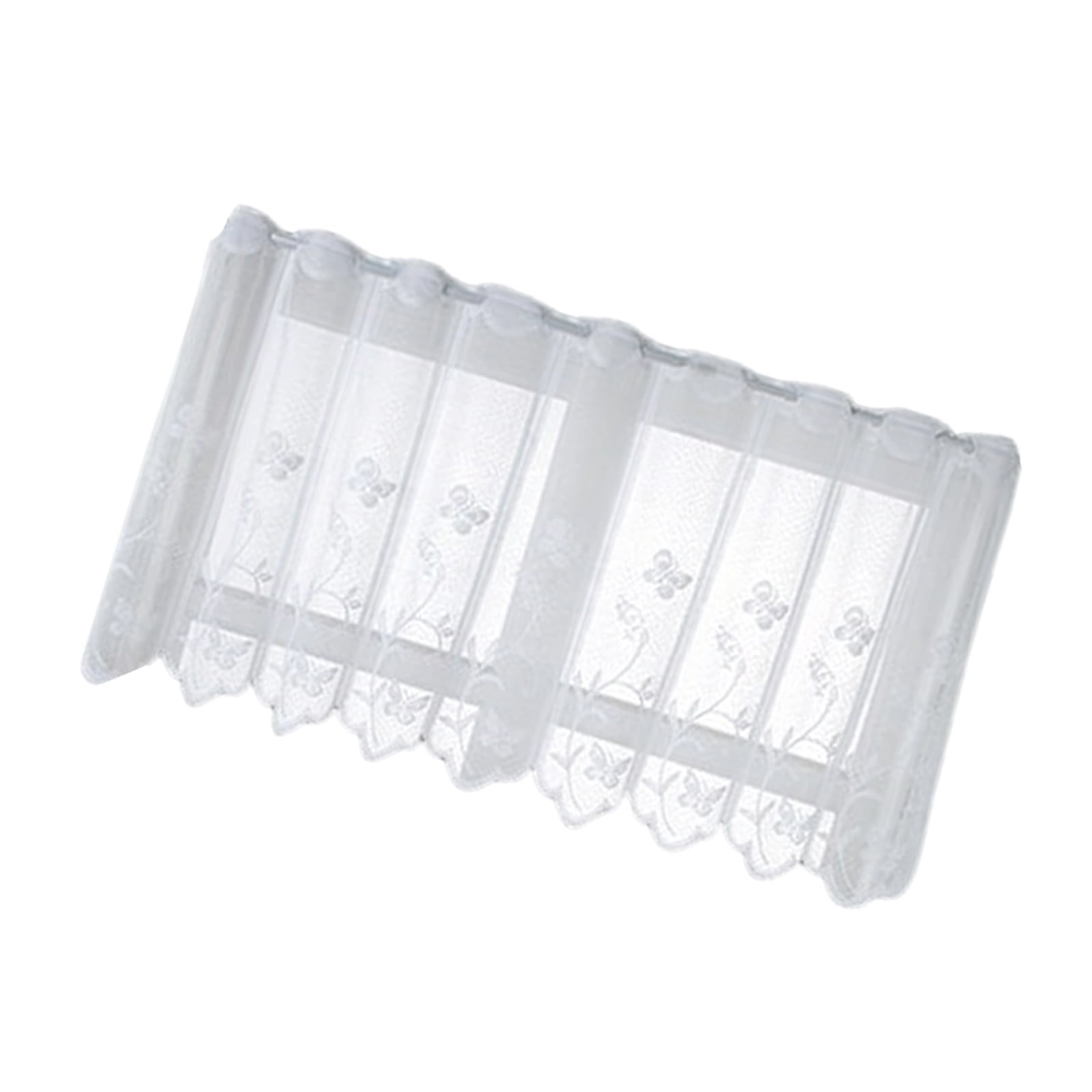 RUISINERY Elegant Lace Sheer Curtain Drape Curtains Shade for Kitchen ...