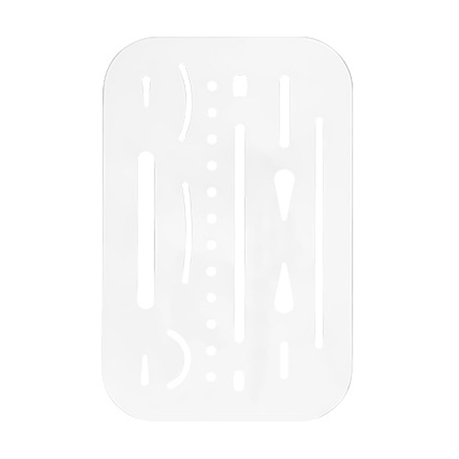 RUISINERY Erasing Shield Stainless Steel Drawing Template Shield Drafting Tool Metal Eraser ...