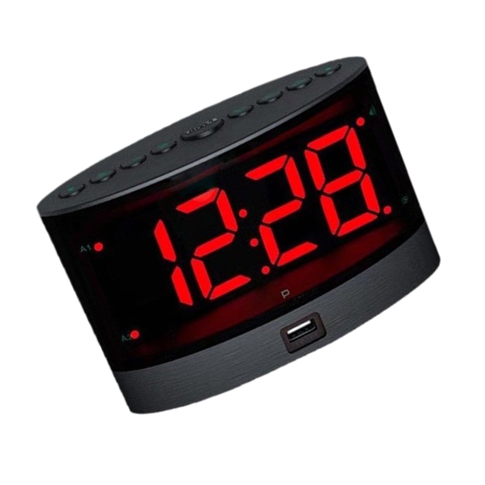 RUISINERY Extra Loud Alarm Clock for Heavy Sleepers Wireless Bed Shaker ...