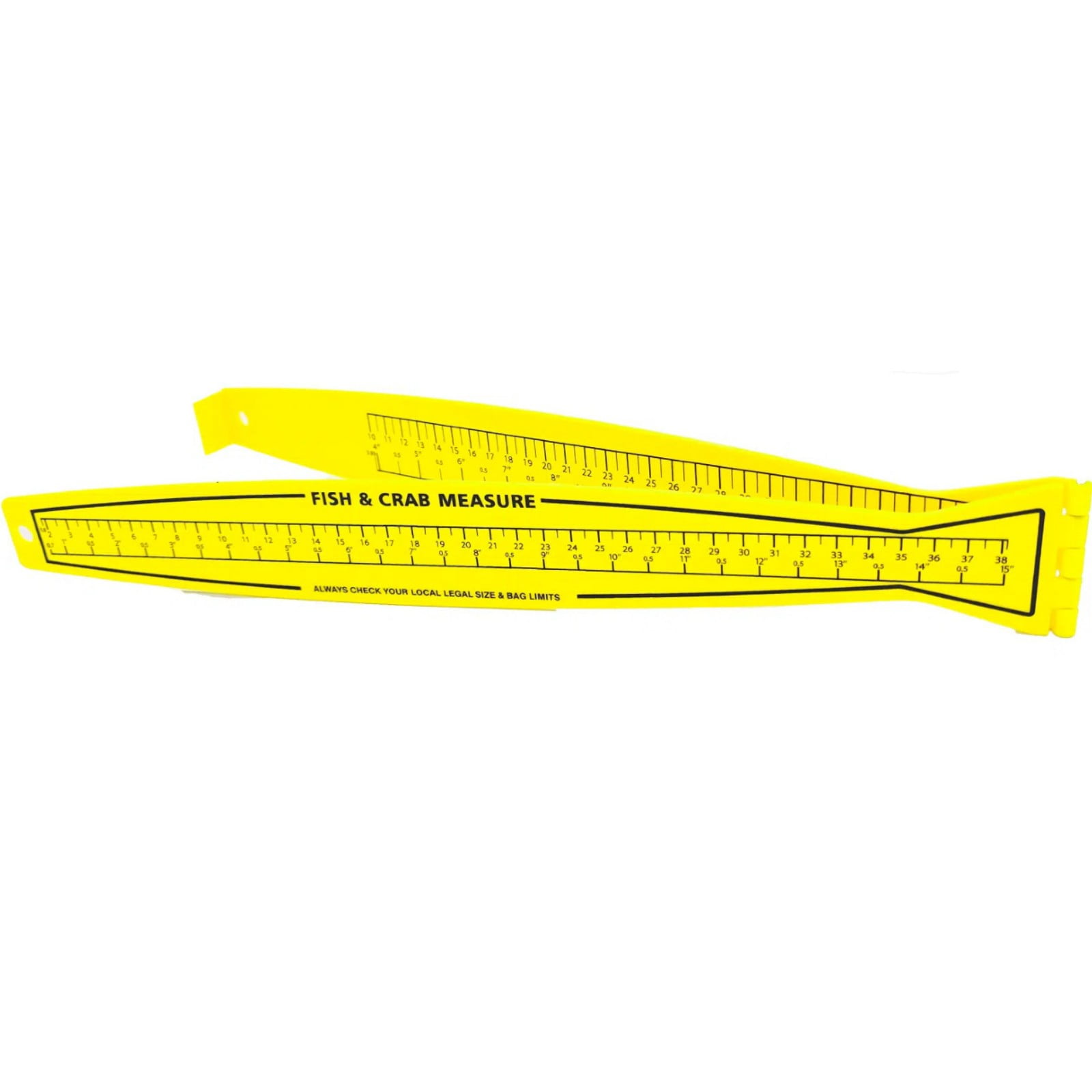 RUISINERY Fish Measuring Board Foldable Fish Measuring Ruler Fishes ...