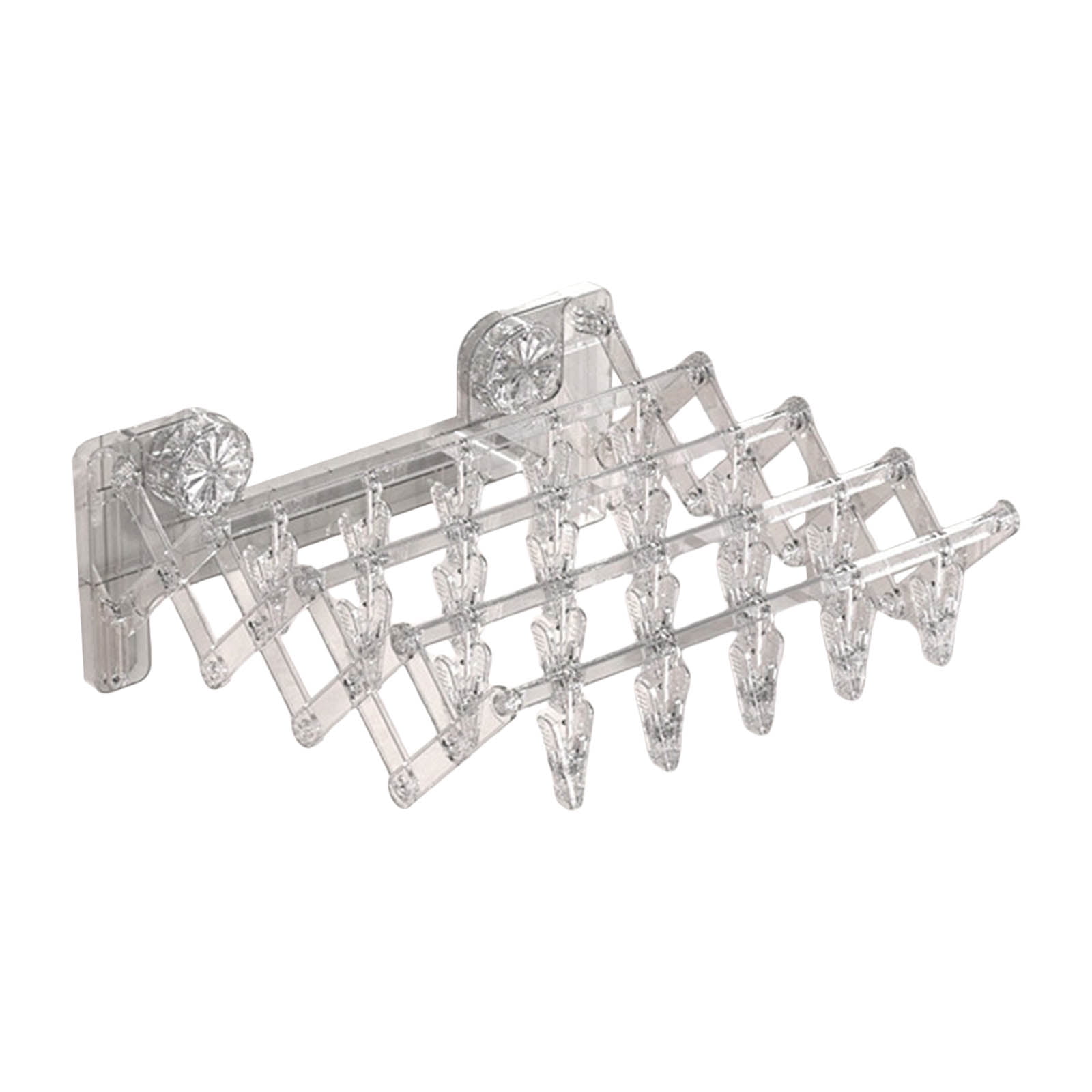 RUISINERY Foldable Suction Cup Sock Rack Space Saving Designs Socks ...