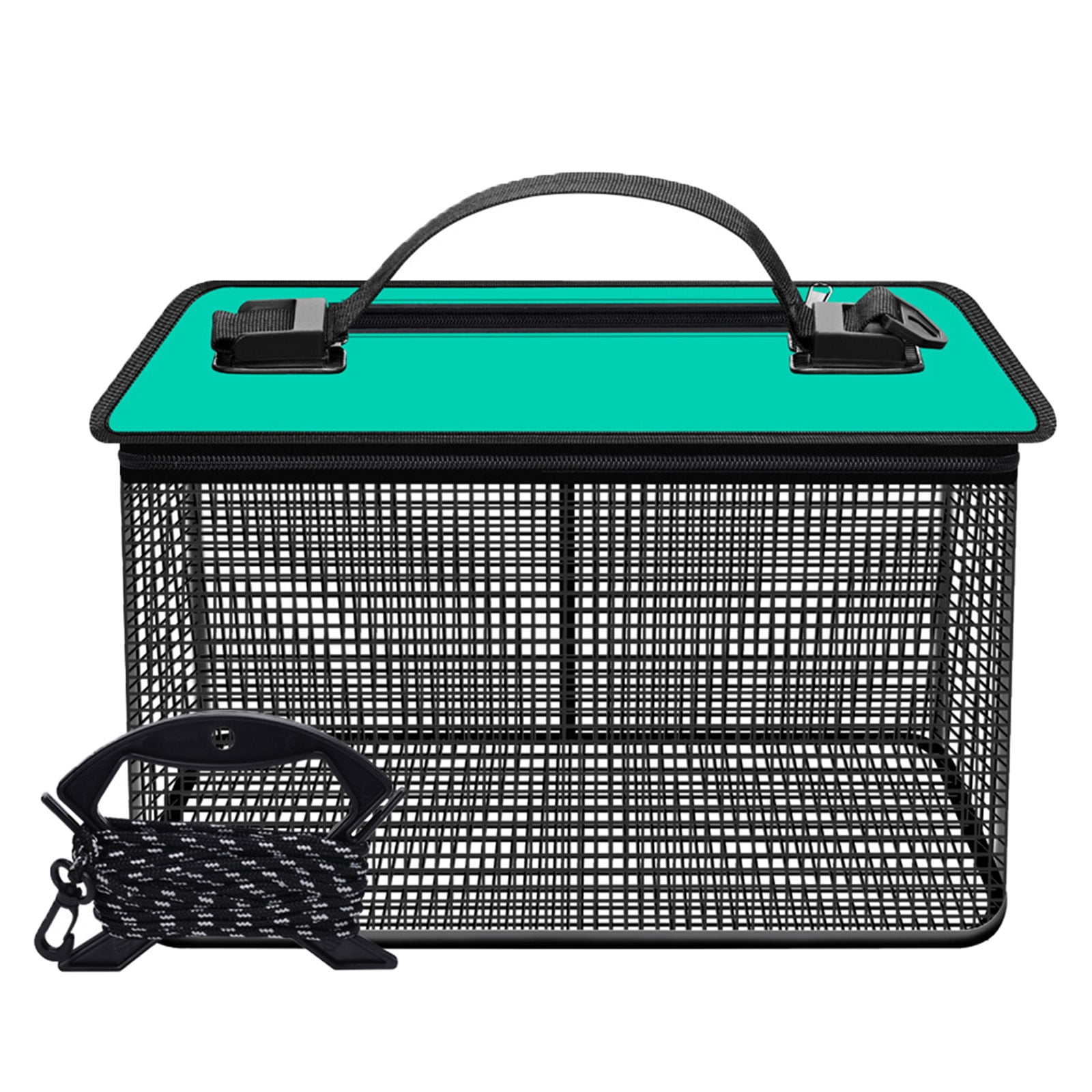 RUISINERY Folding Fishing Net Fishing Protections Live Fish Bucket ...