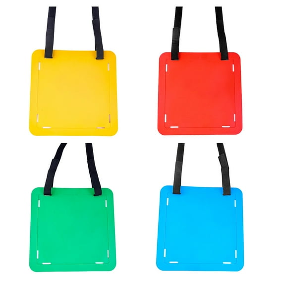 RUISINERY Football Practice Goal Plates Portables Soccer Goal Targets ...