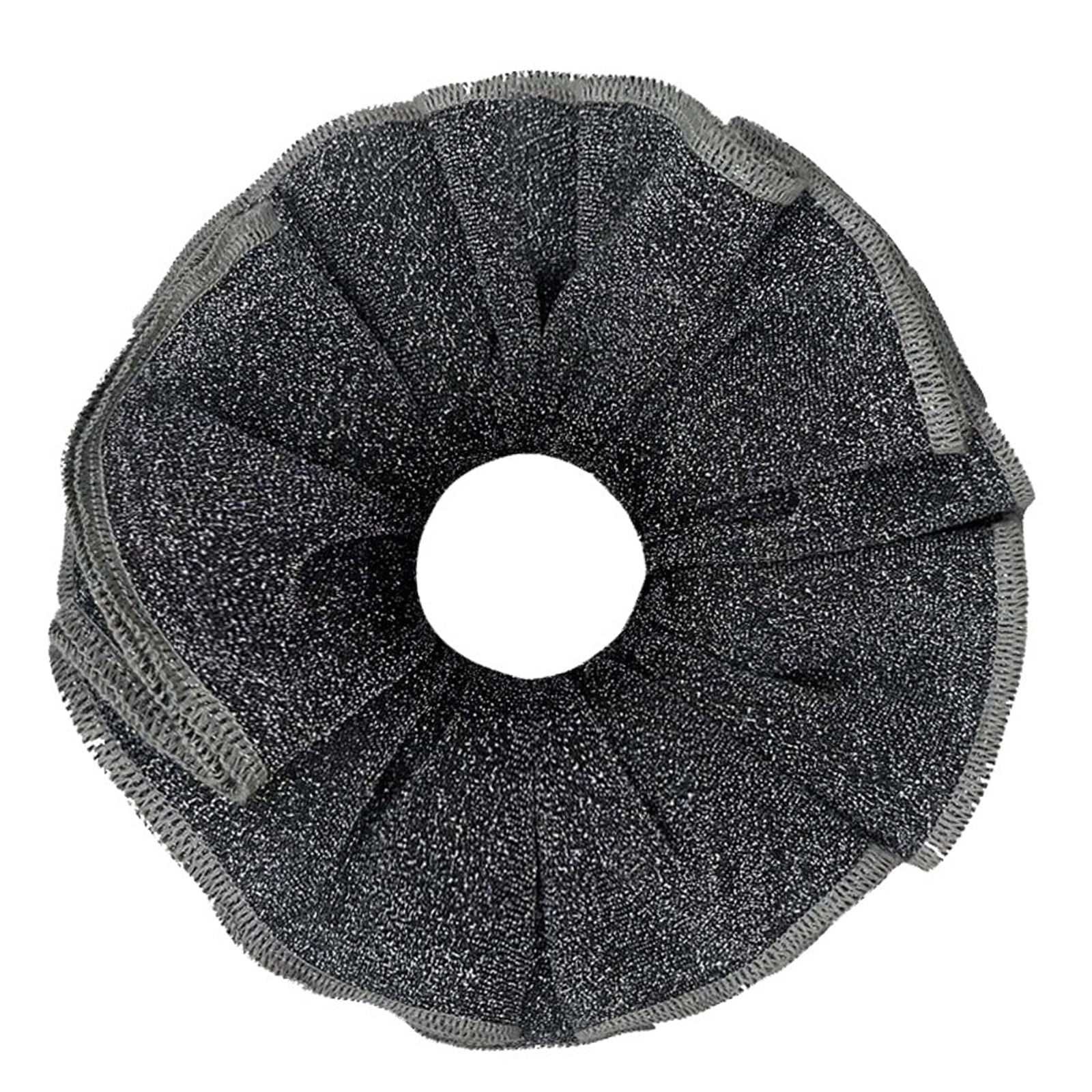 RUISINERY Glitters Hair Scrunchies Thick Updo Oversized Dark Hair ...