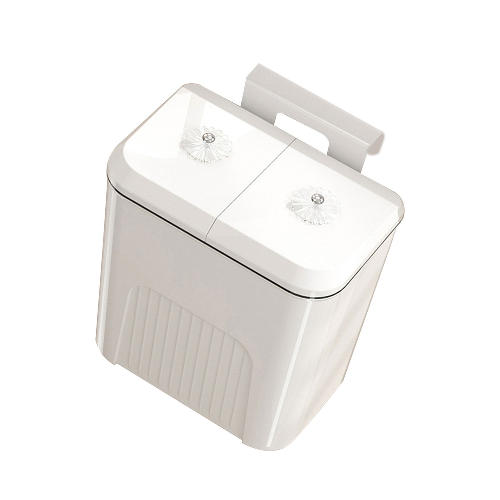 RUISINERY Hanging Trash Bin Dry and Wet Separation Waste Container with ...