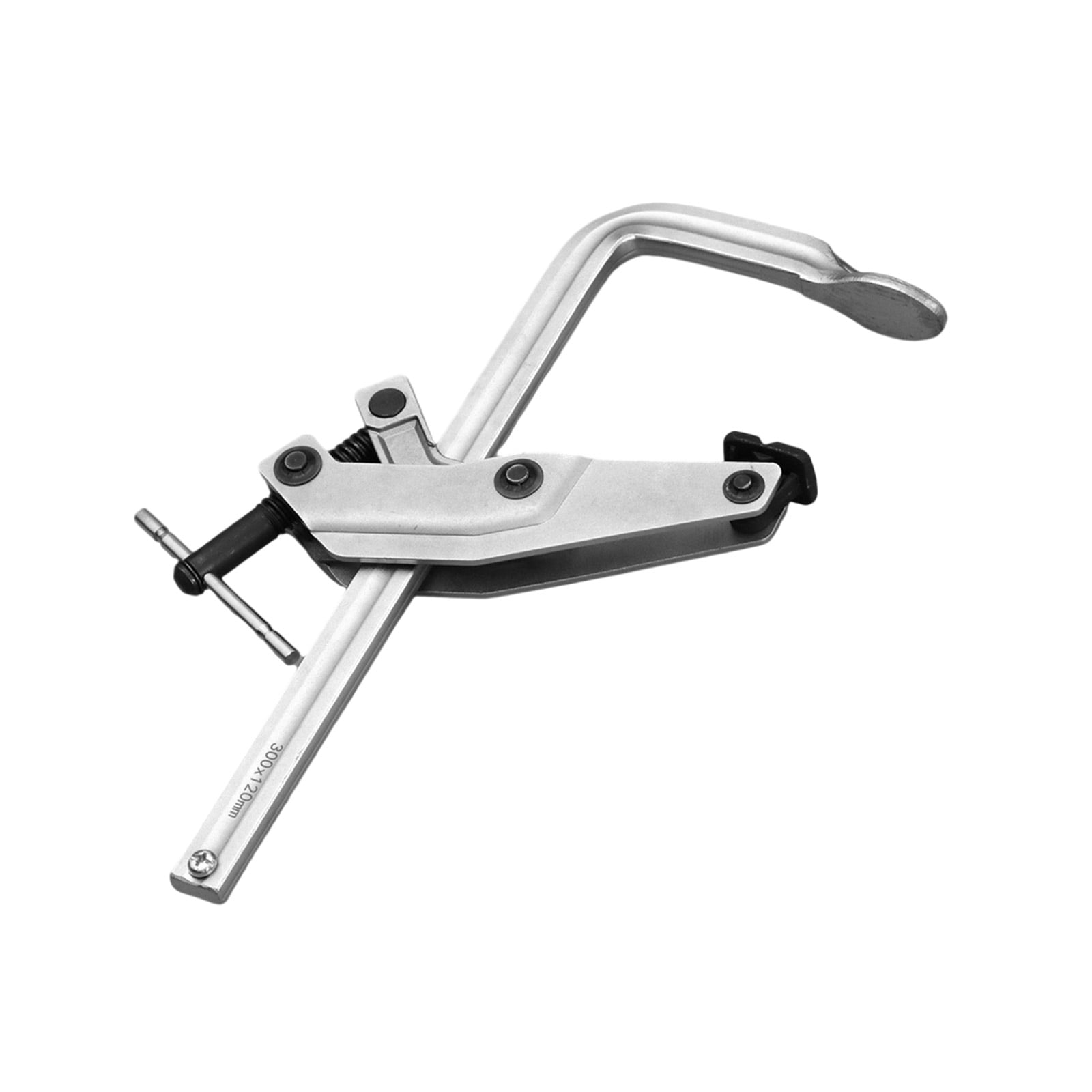 RUISINERY Heavy Duty Sliding Arm Rod Clamp 120mm Depth Screw Clamp ...